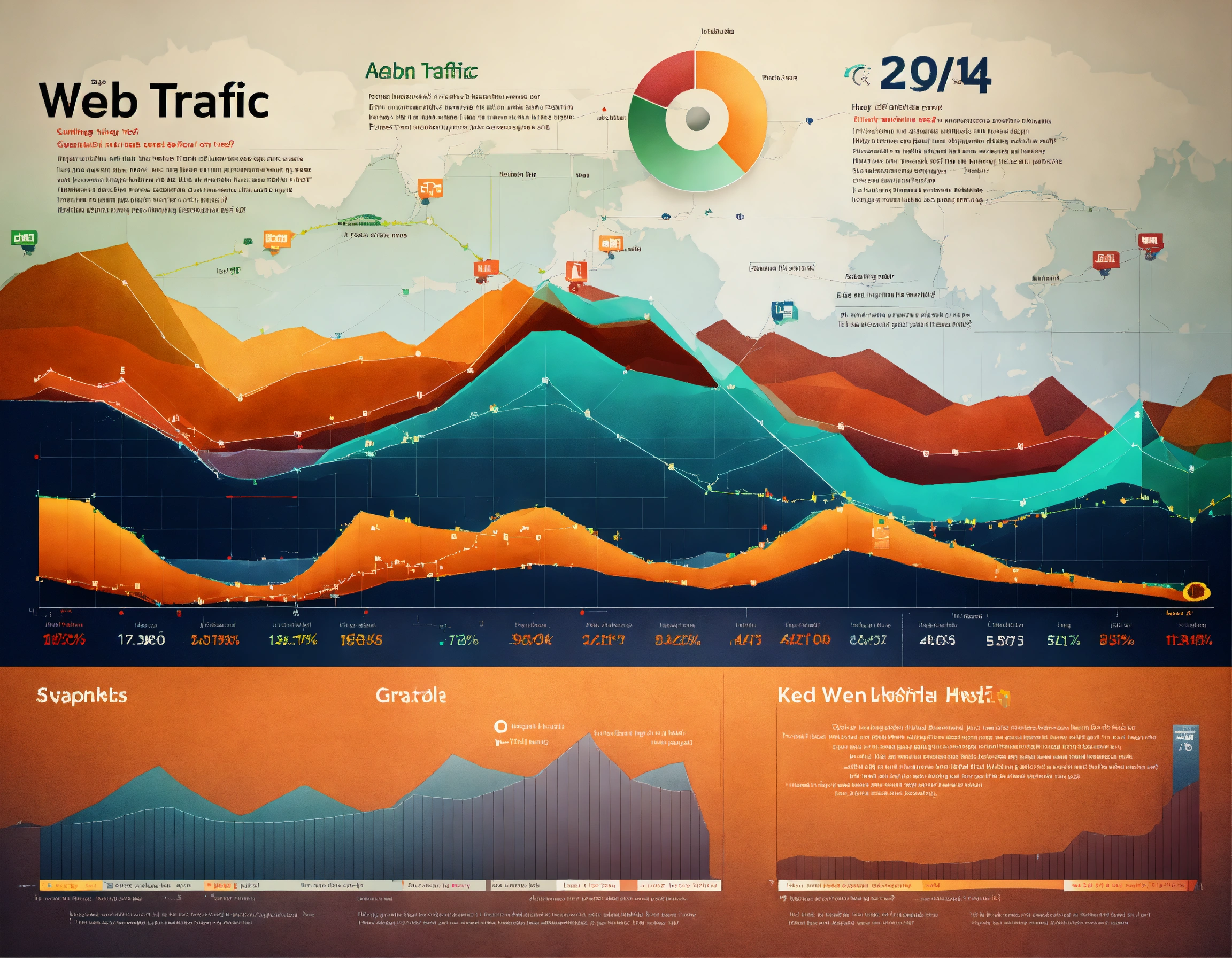 Lexica - Graphs depicting increasing web traffic, great strategy, high ...