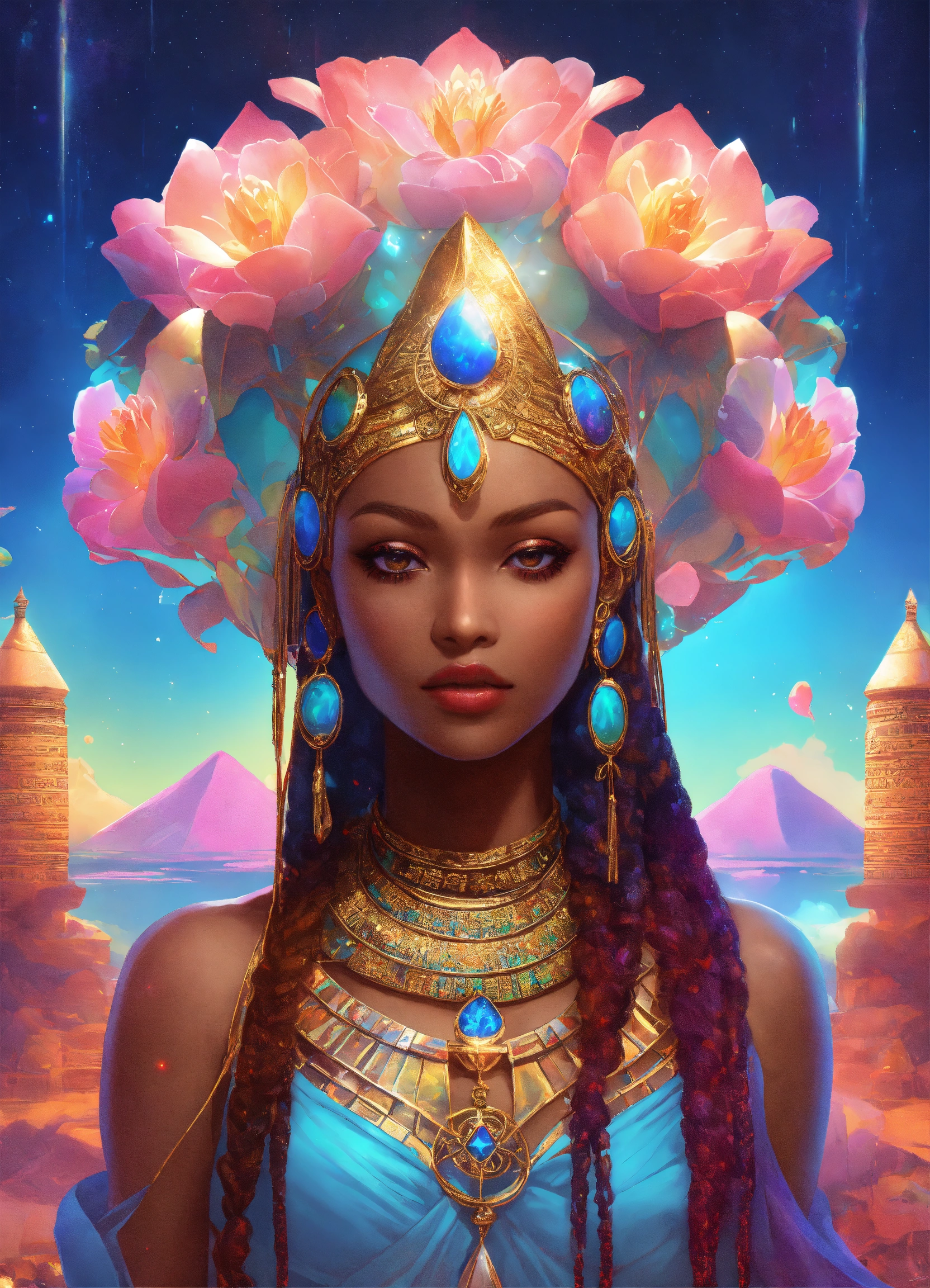 Lexica - Celestial light, isis egyptian deity, royalty, nubian queen ...
