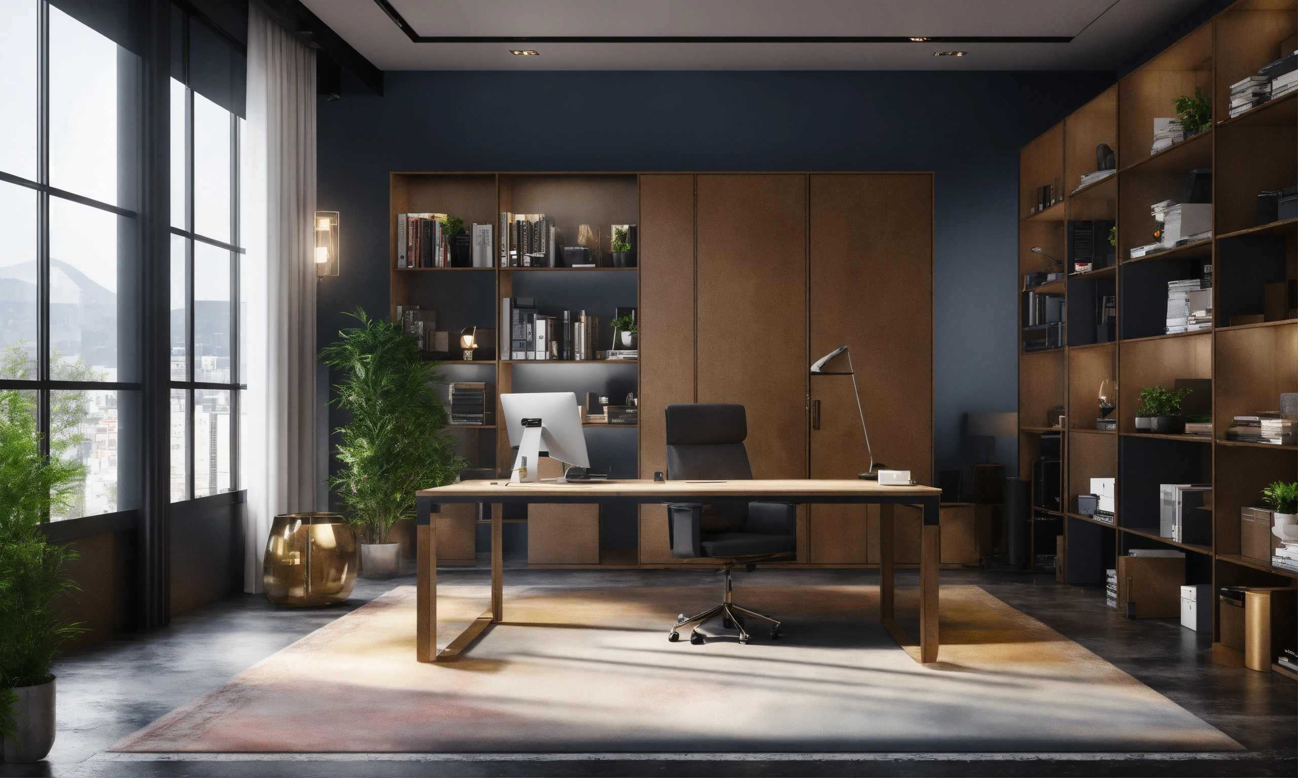 Lexica - Luxus office, realistic, 8k