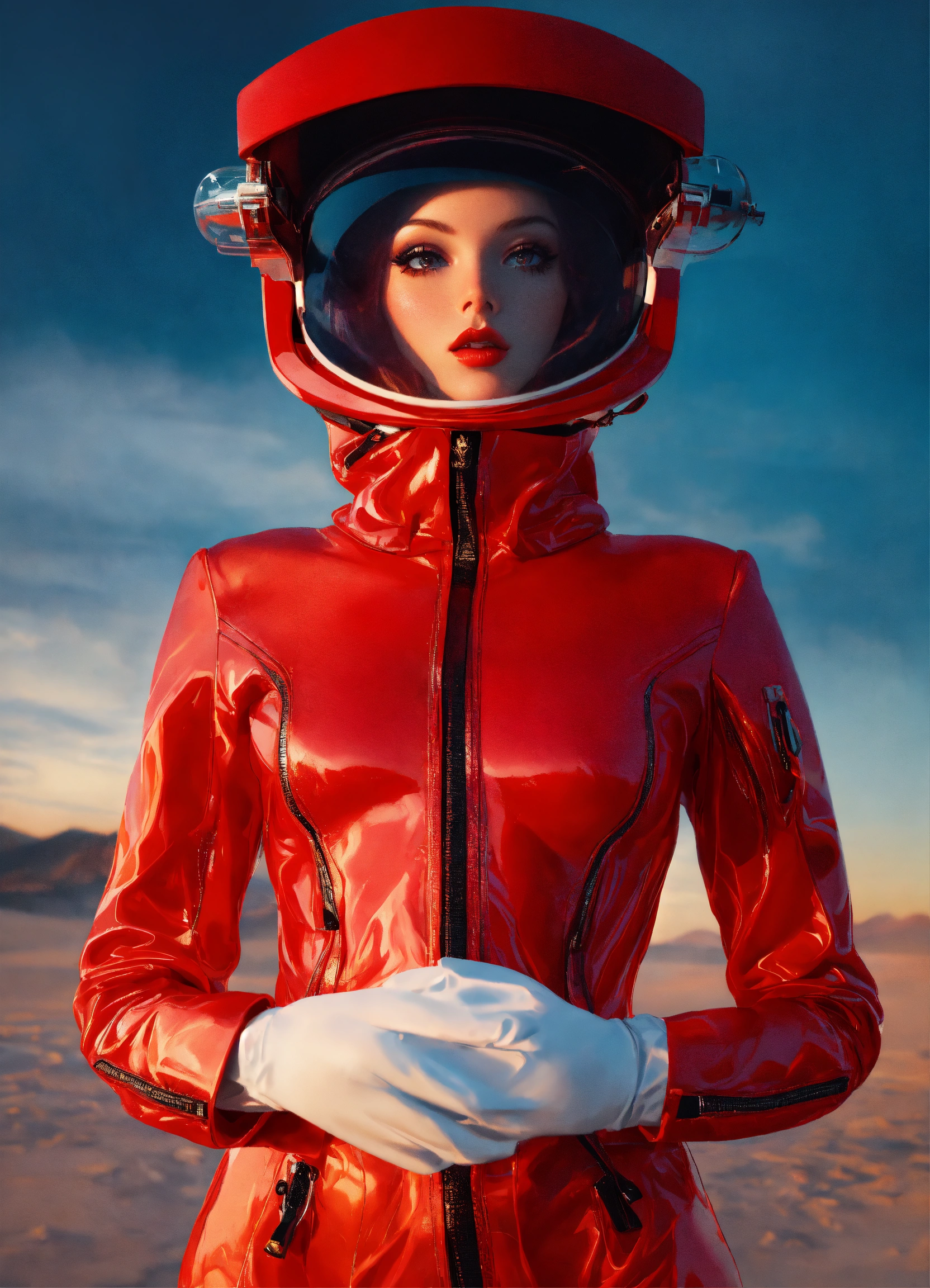 Lexica - Half body portrait Photography, in front of a sunset an ...