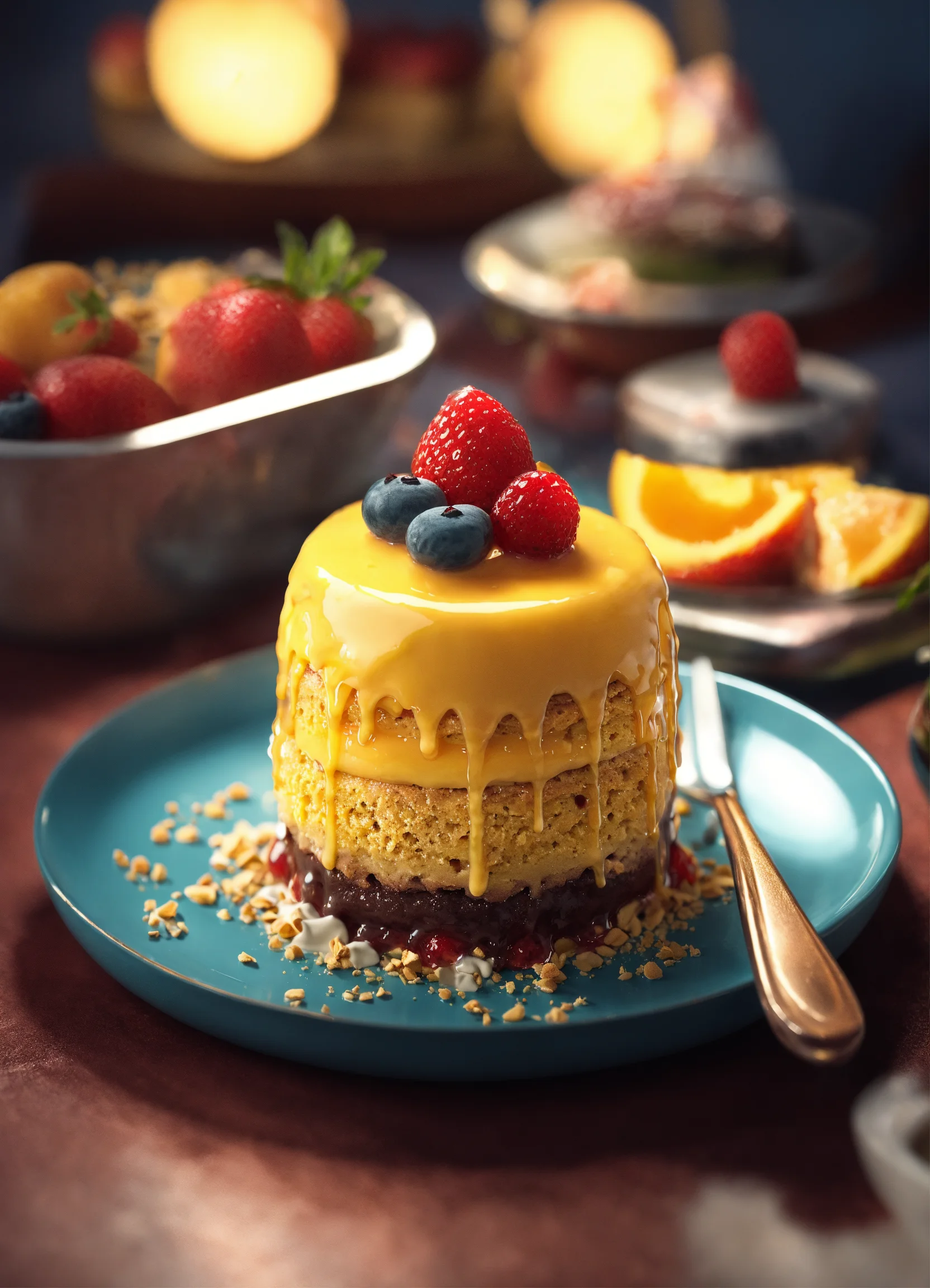Lexica - The most delicious dessert in the world, 8k render