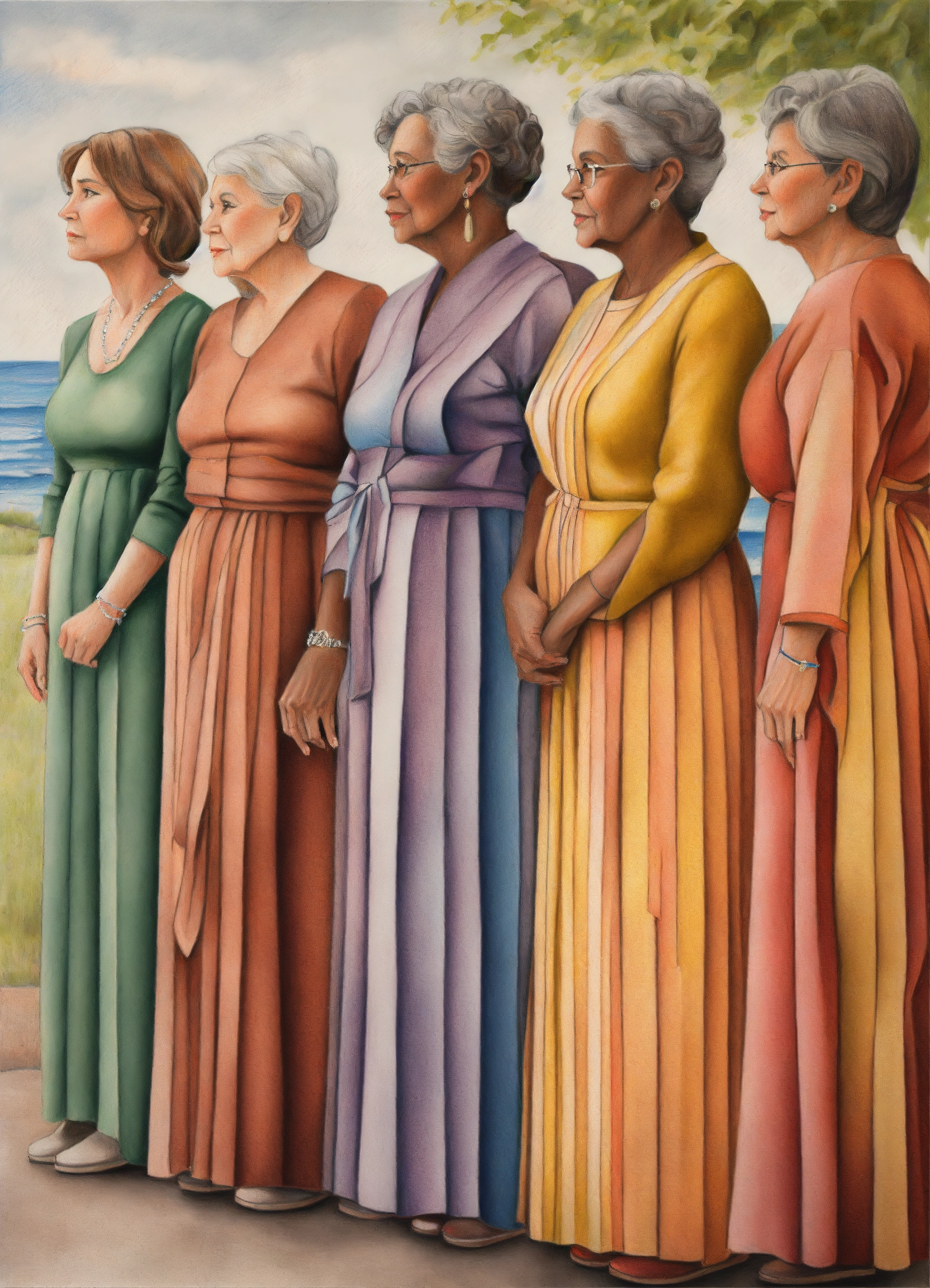 Lexica - Realistic colored pencil drawing of abstract sketch art ...