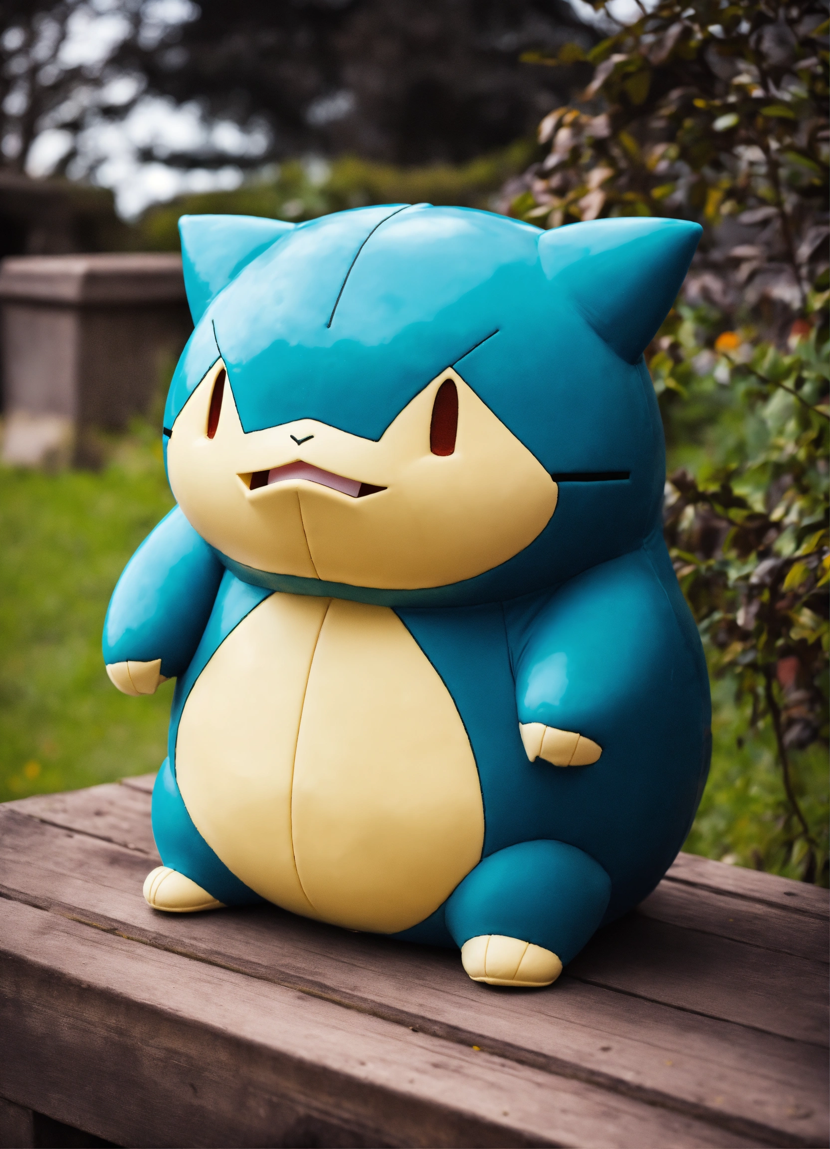 Lexica - Snorlax mask Pokémon Halloween cartoon Friday the 13th