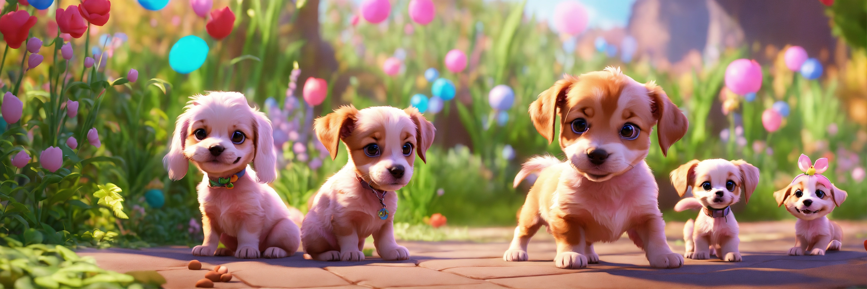 Lexica - Cute small happy humanoid puppies, unreal engine, artstation ...