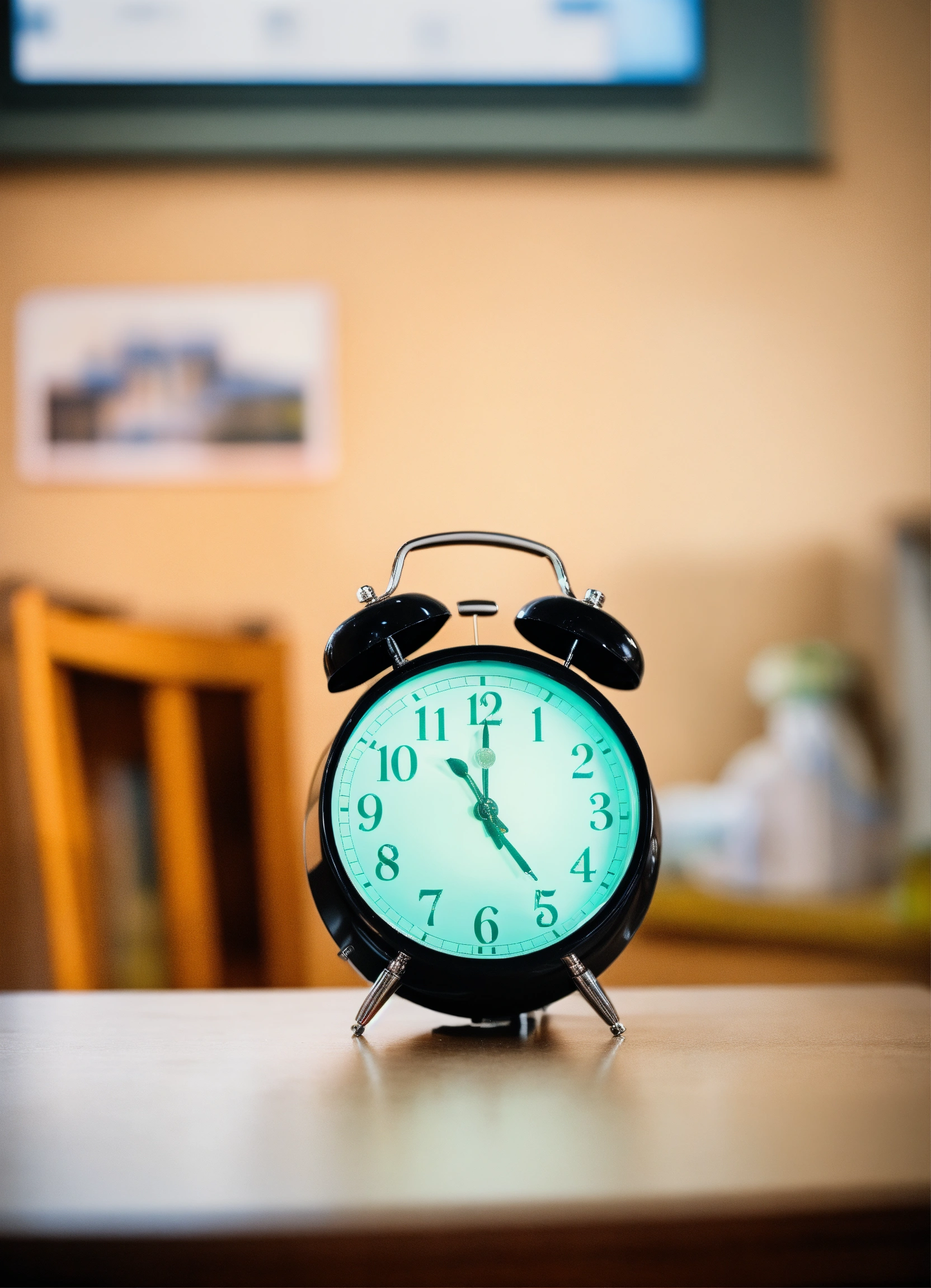 Lexica - An alarm clock with number "1111" on the screen on a table and ...