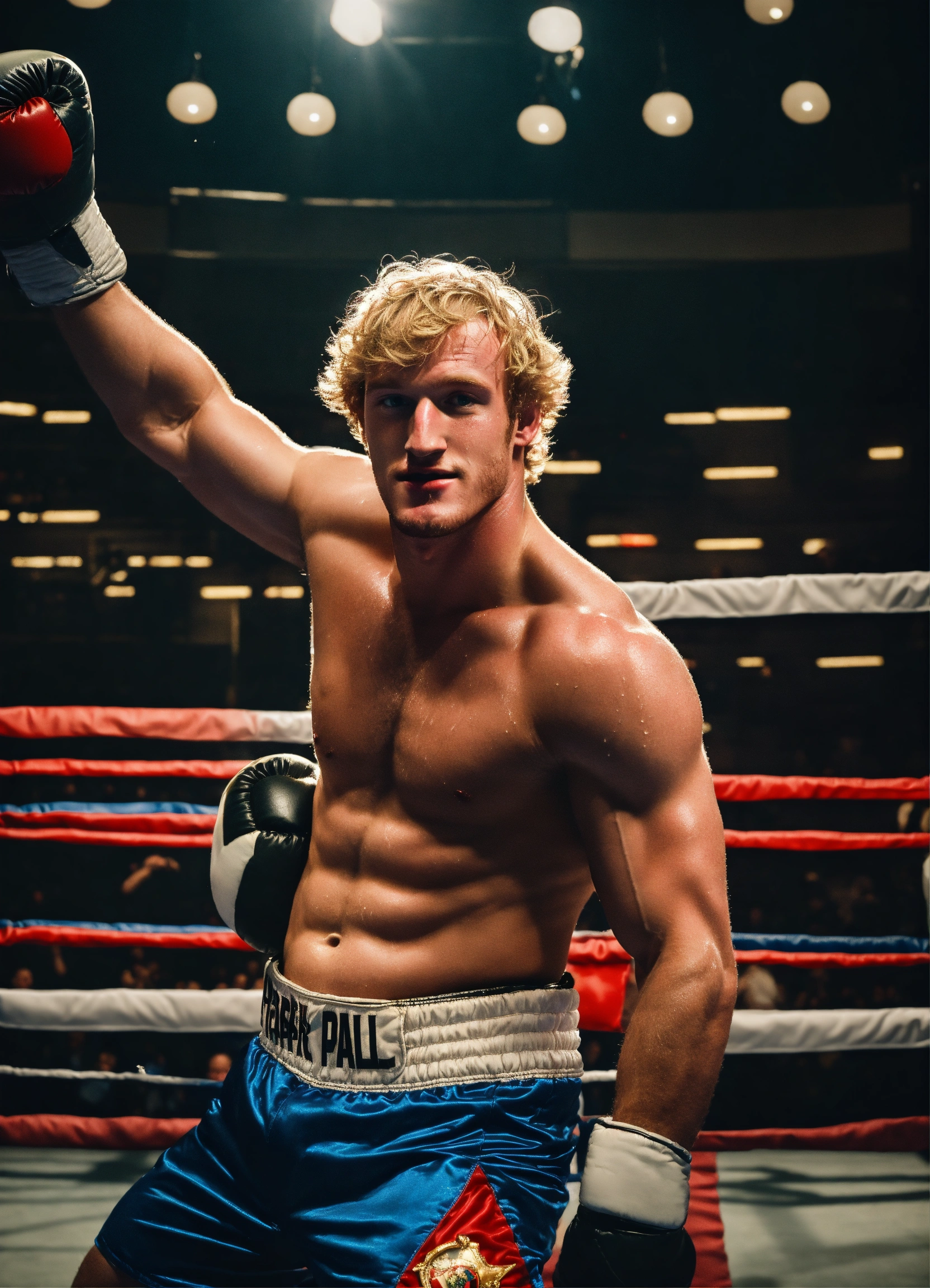 Lexica - Logan Paul, fabio body, Boxing Ring, Victory, Happy, Sweaty ...