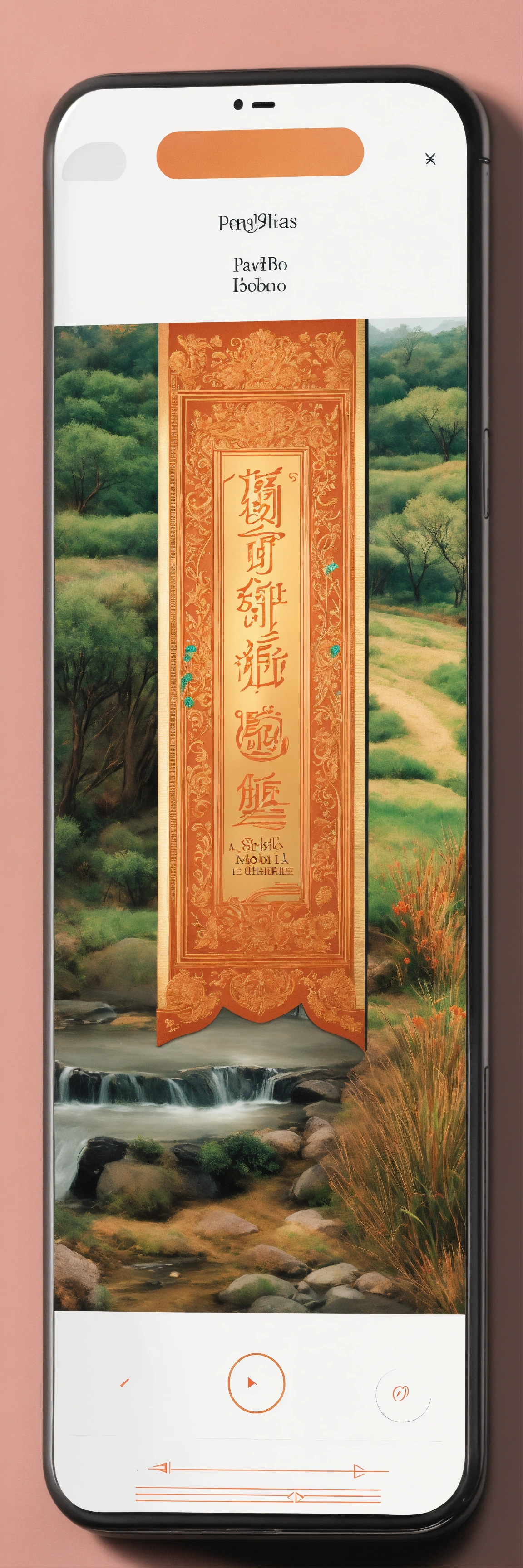 Lexica - A digital bookmark design on a mobile phone