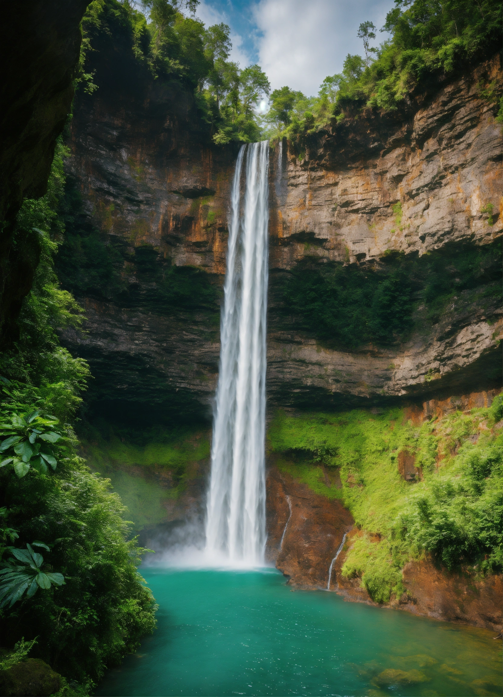 Lexica - A massive beautiful deep waterfall