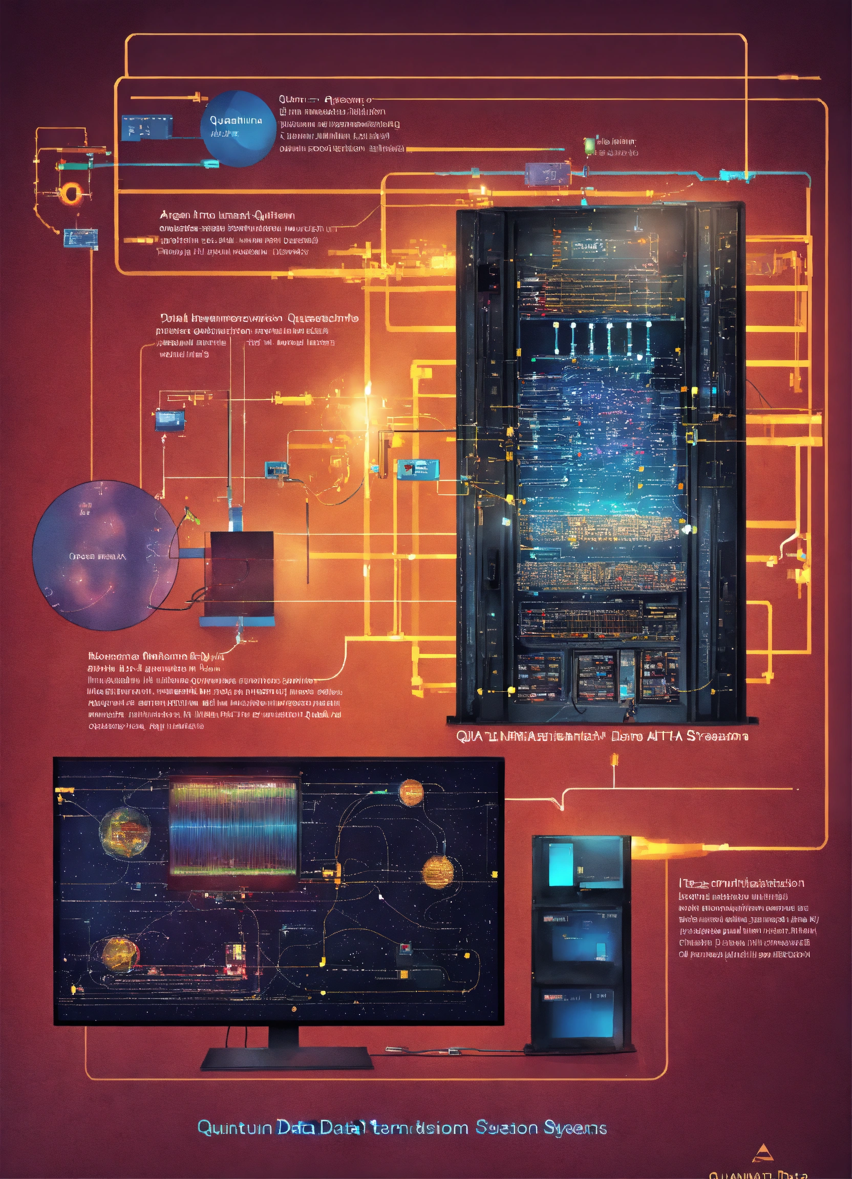 Lexica - Quantum data transmission systems illustration