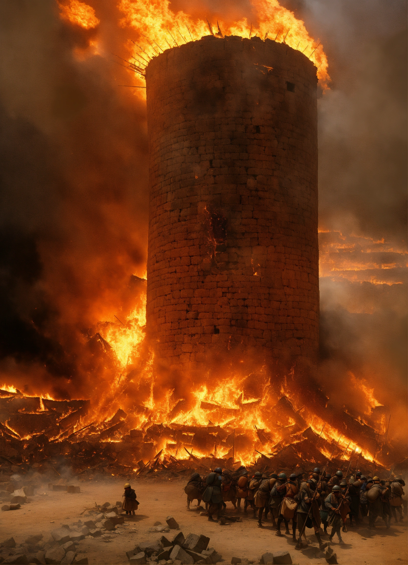 Lexica - Sack of nineveh, 612 BCE, war, chaos destruction and fire