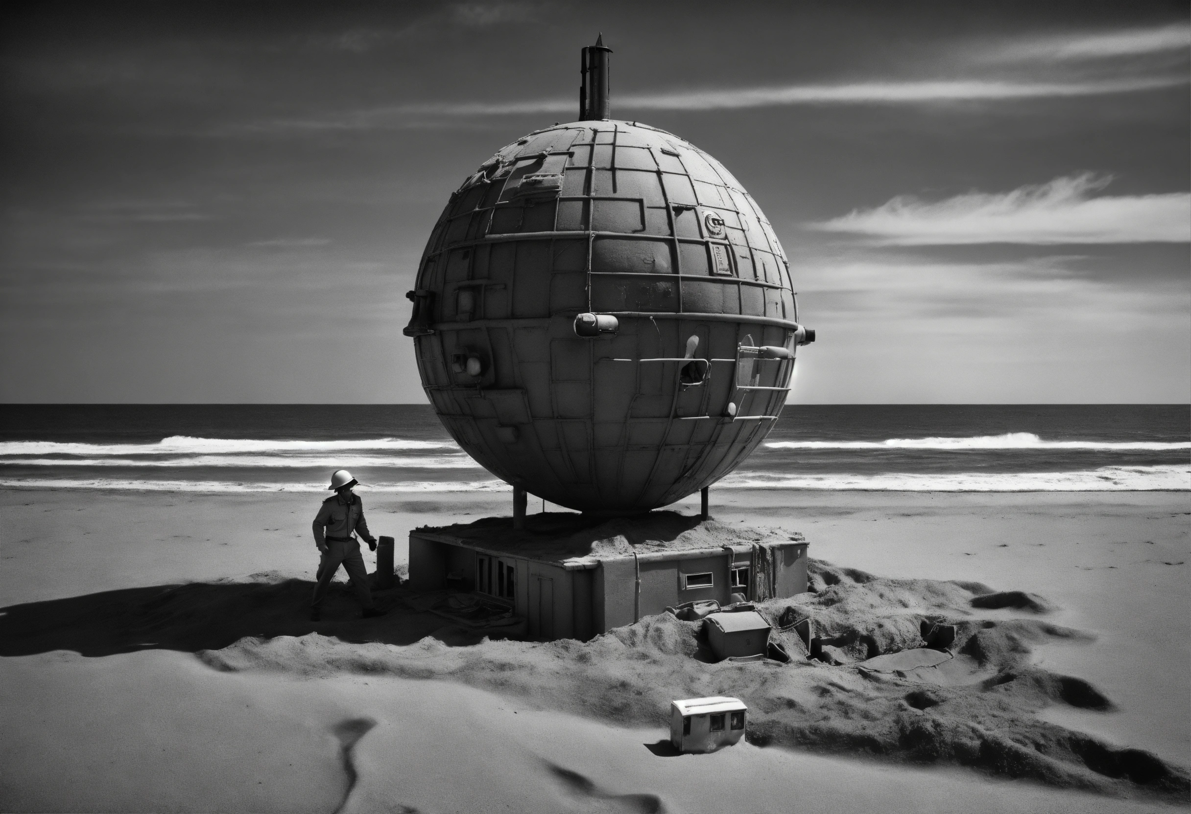 Lexica - Black and white and primary colors, air dry clay surreal ...