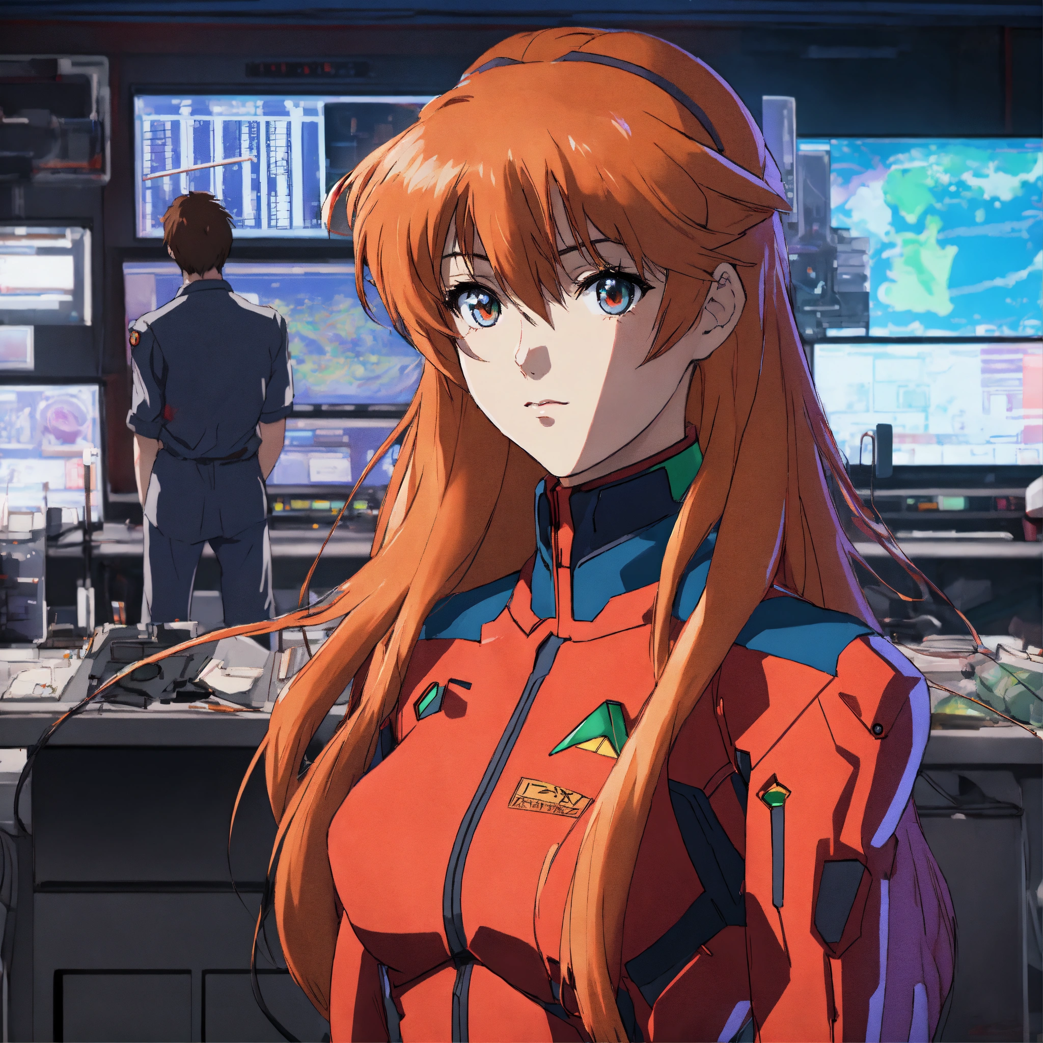 Lexica - Portrait of Asuka Langley Soryu from Neon Genesis Evangelion ...