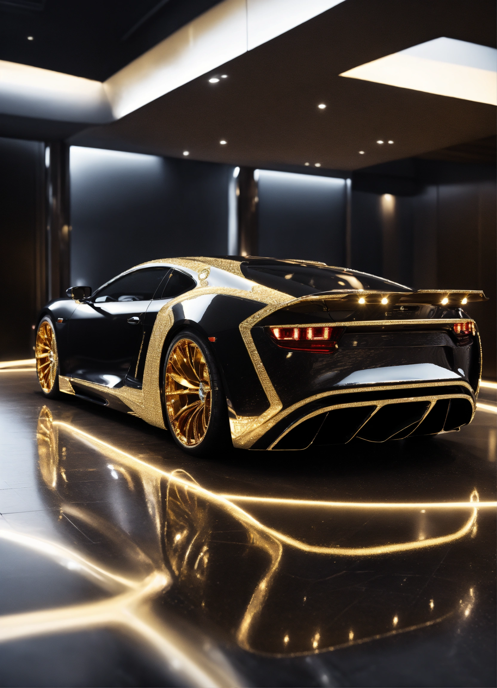 Lexica - Unknown super sport car, design with diamond, luxury design ...