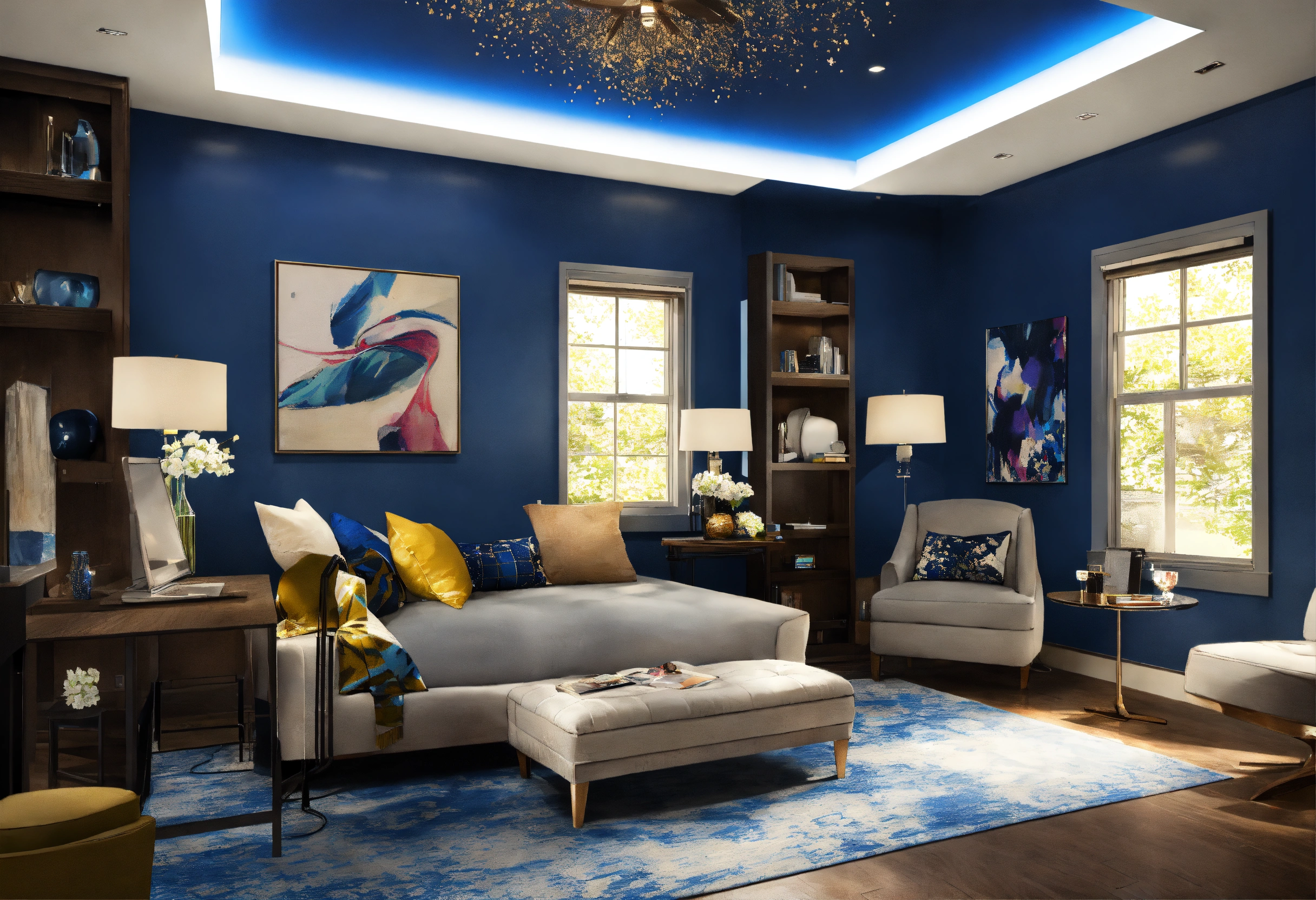 Lexica - Design inspiration for a diva den, feminine, 13.9'x19.3' room ...