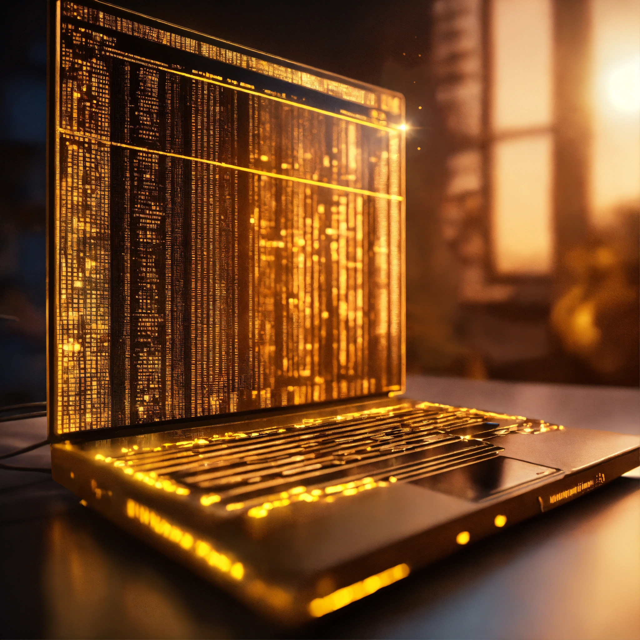 Lexica - Ultra realistic в взphoto of a very high tech 3d software code ...