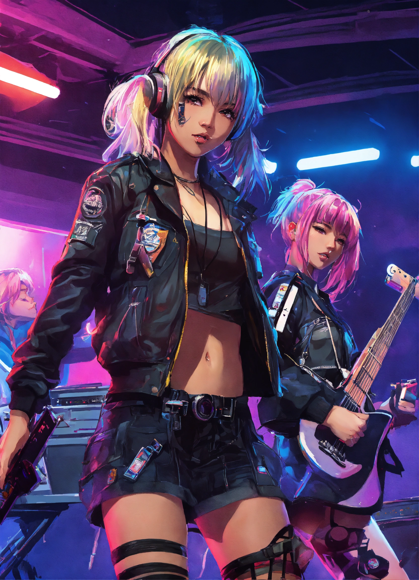 Lexica - Cyberpunk J-pop band with 3 members school girl cutesy band on ...