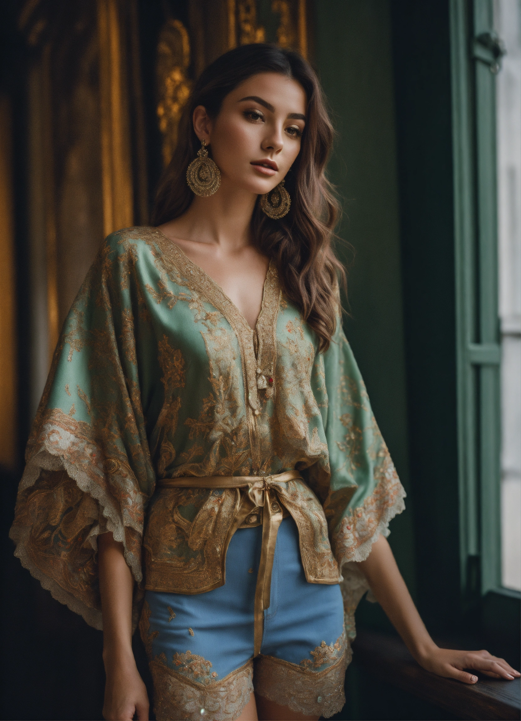 Lexica - Ultra realistic full body photo of petite italian female model ...