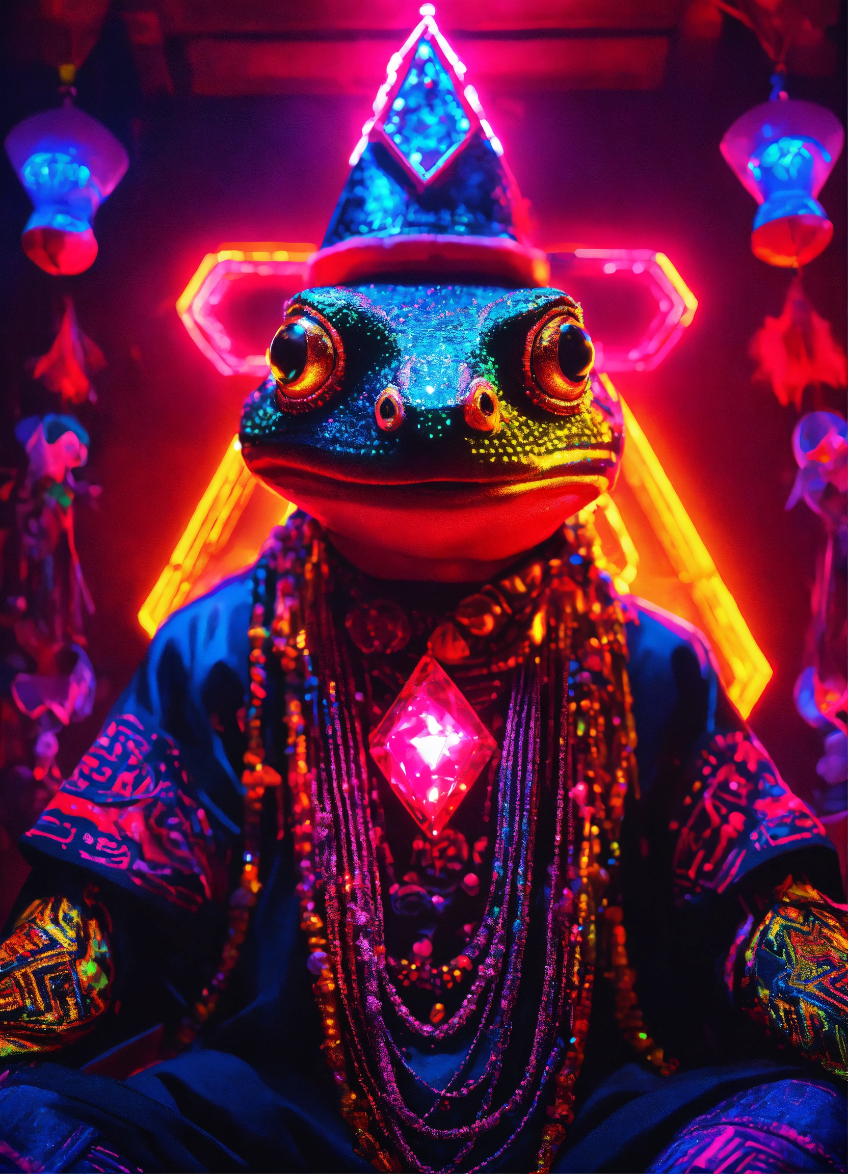 Lexica - A Ayahuasca techno Diamond Shaman Diamond TOAD in shaman folk ...