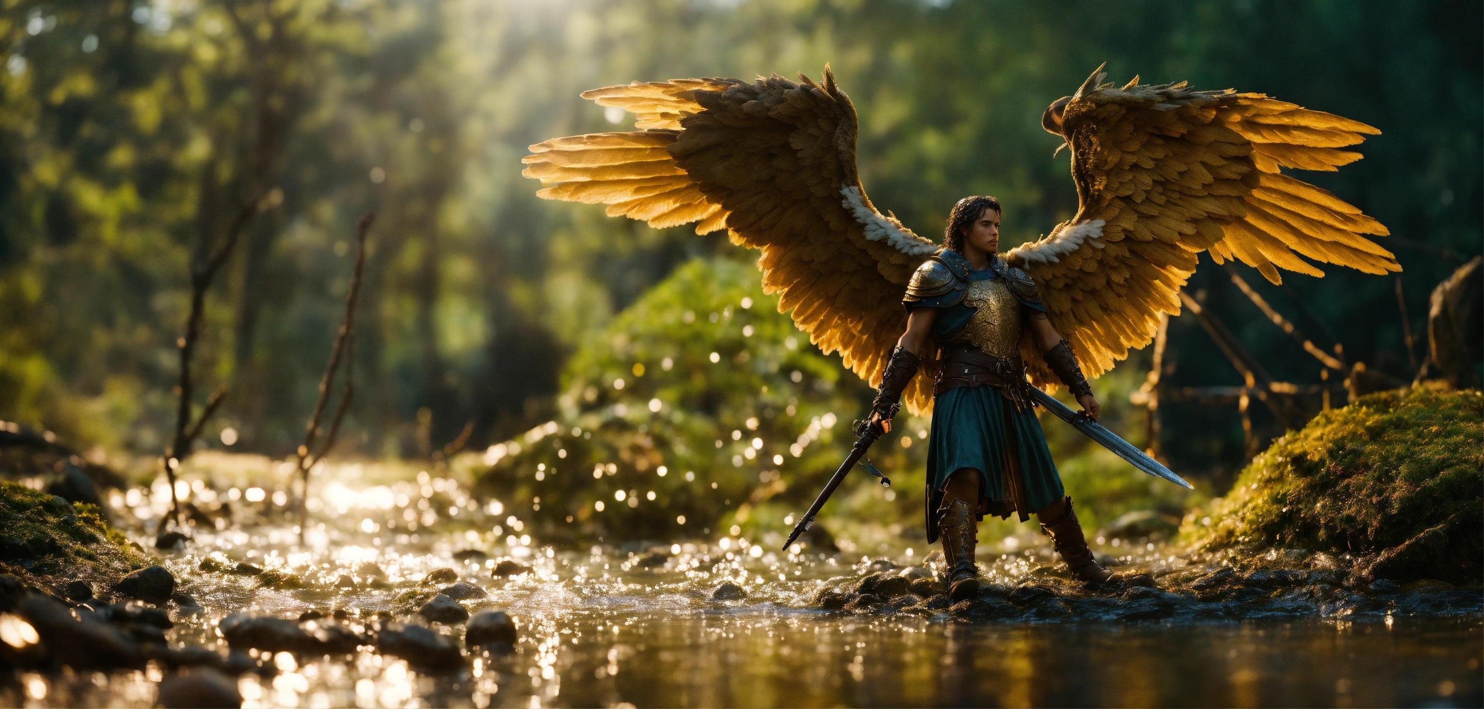 Lexica - Angel fight, fallen angel and angel fighting in the sky, epic ...