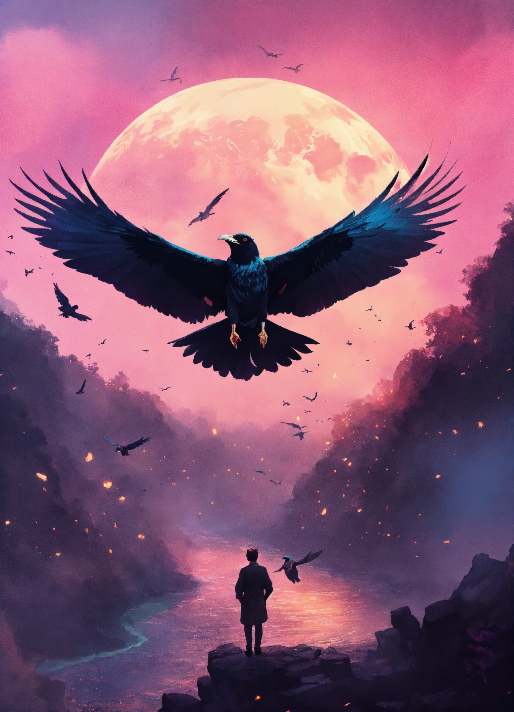 Lexica - A hyper detailed illustration of a print of a Edgar Allan Poe ...