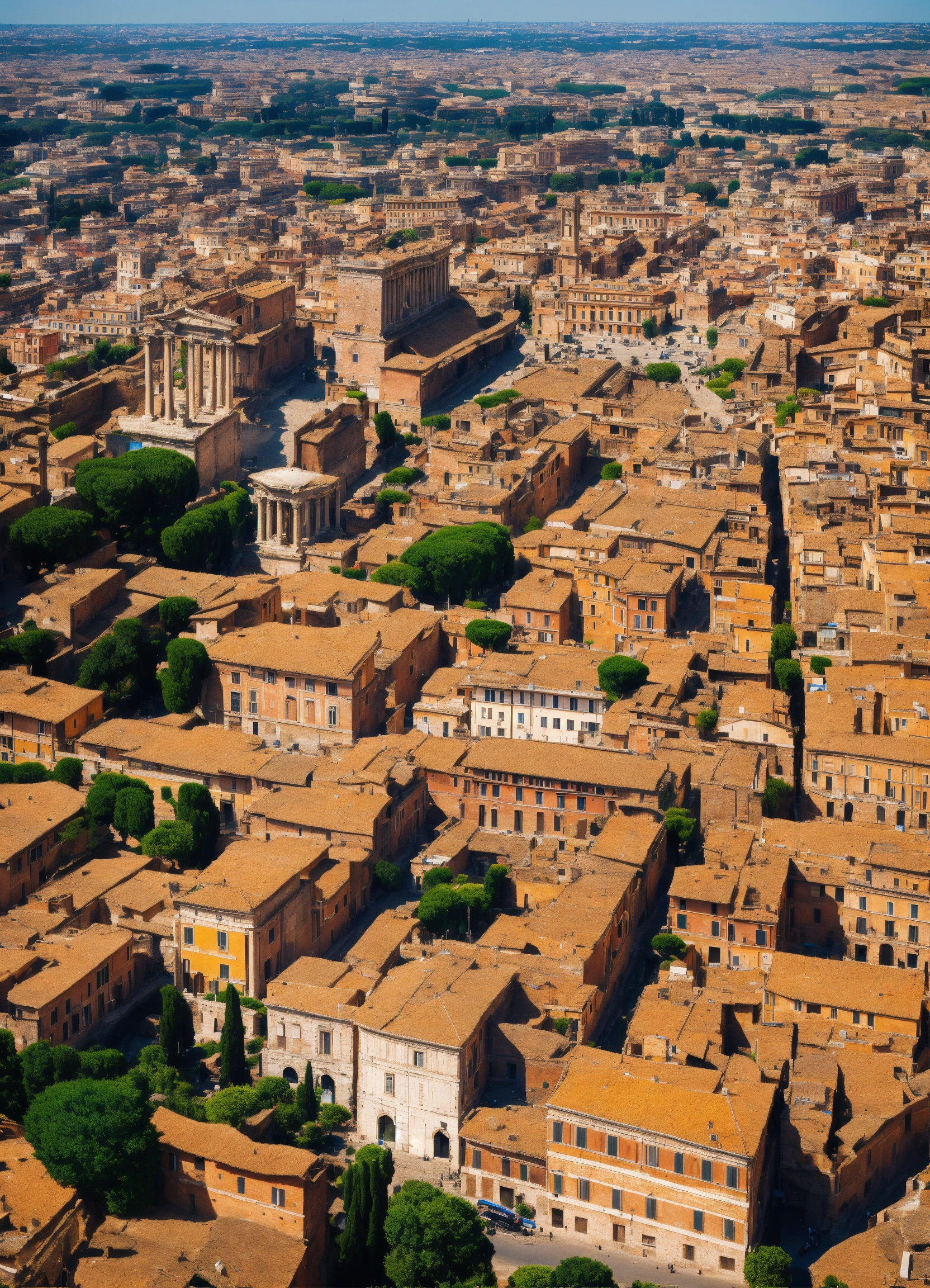 Lexica - An ariel view of the ancient city of rome