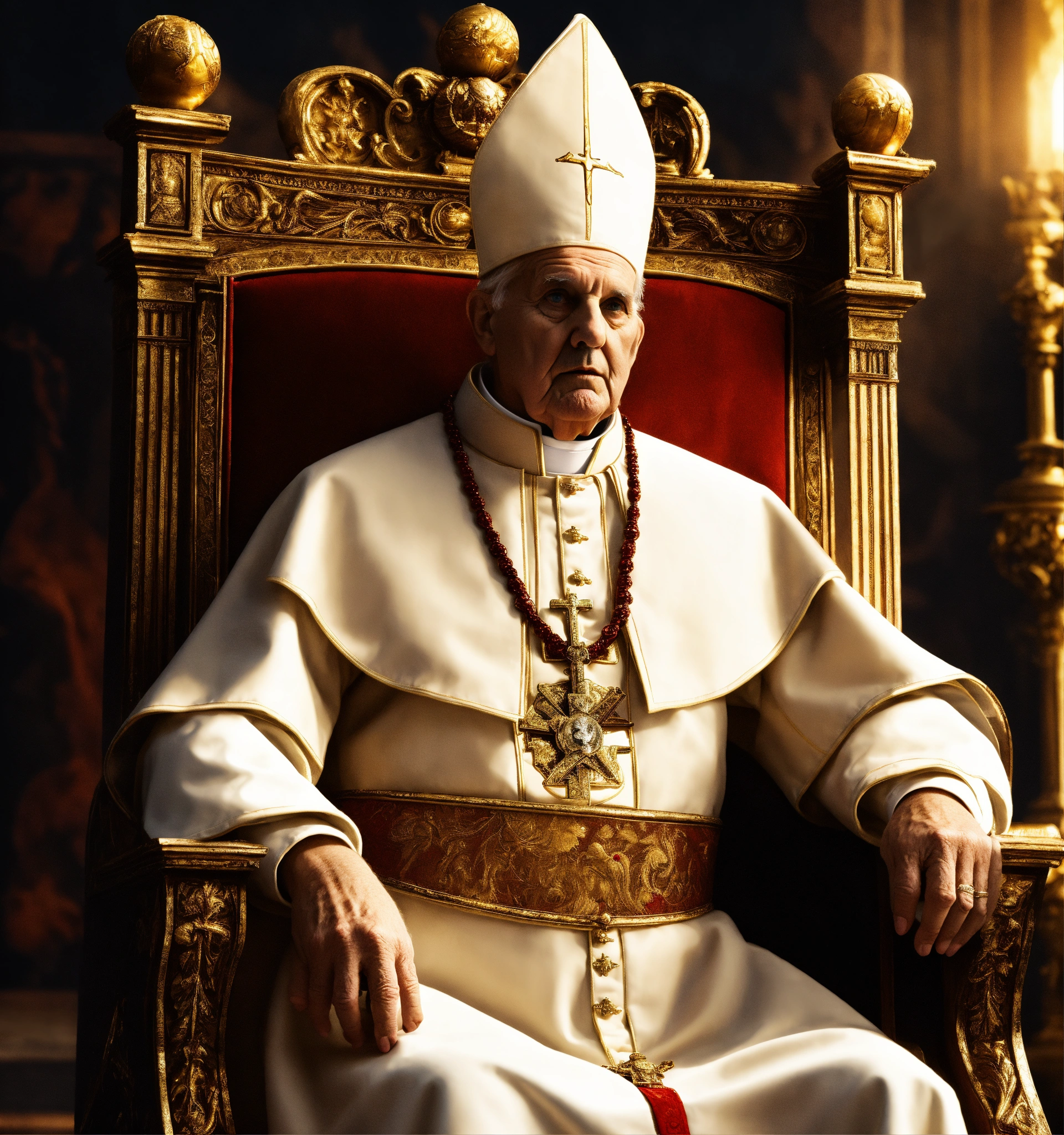 Lexica - Evil demonic pope in the vatican chair, ominous, evil pope ...