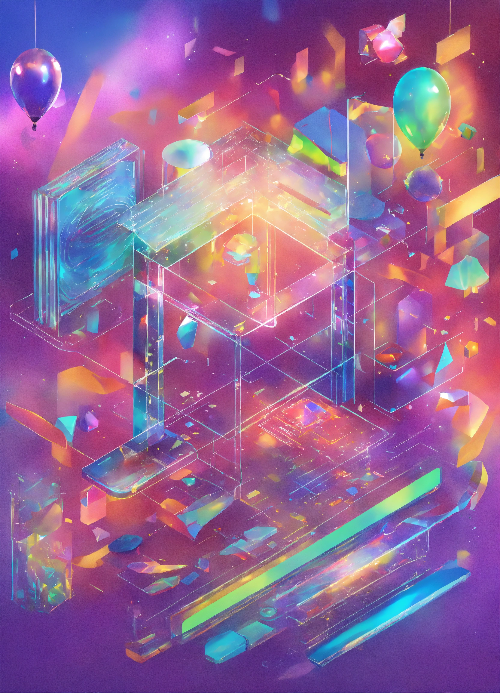 Lexica - Holographic, with letter Inkling, banner