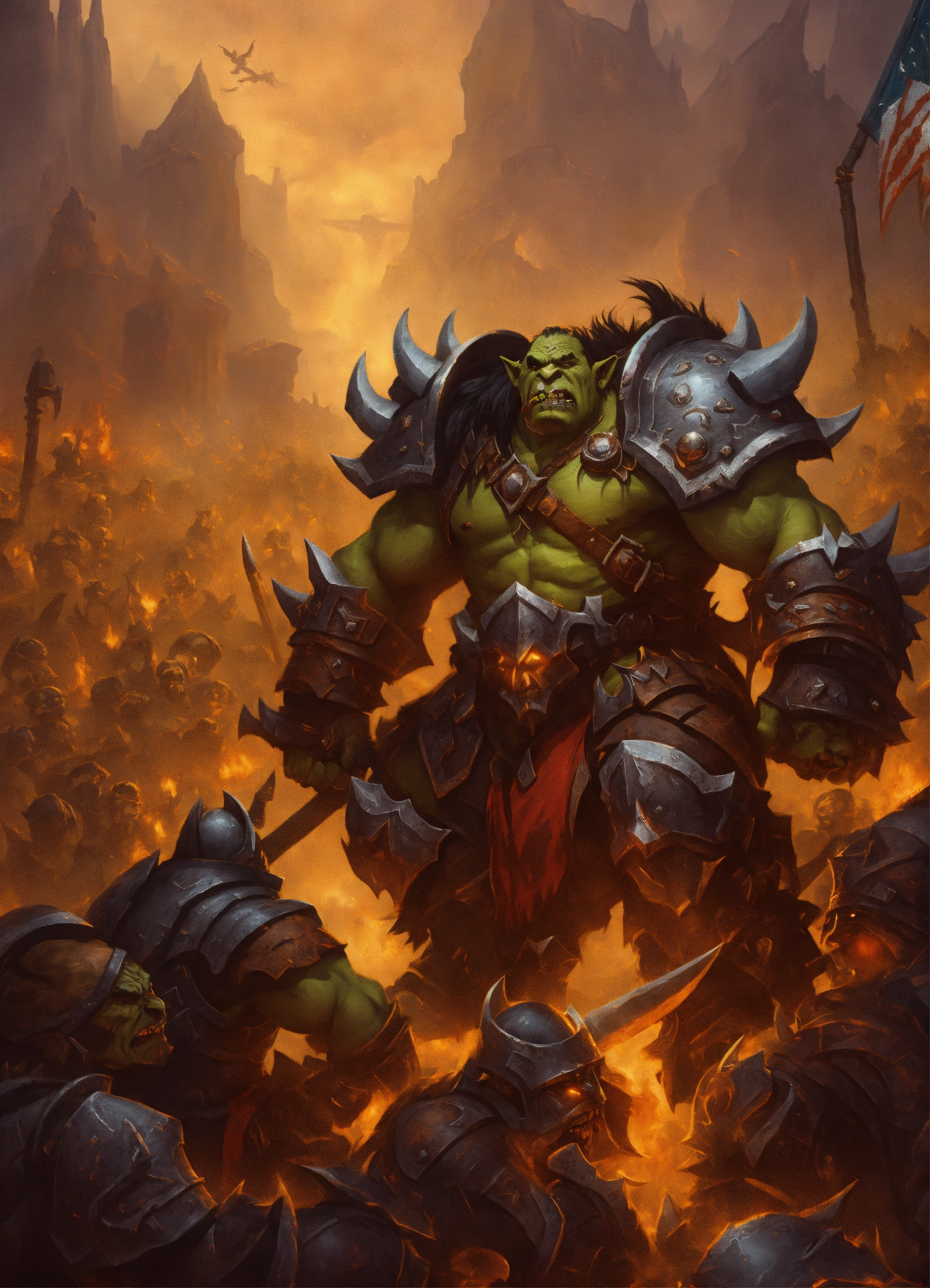 Lexica - An army of the orcish Iron Horde from Draenor, World of ...