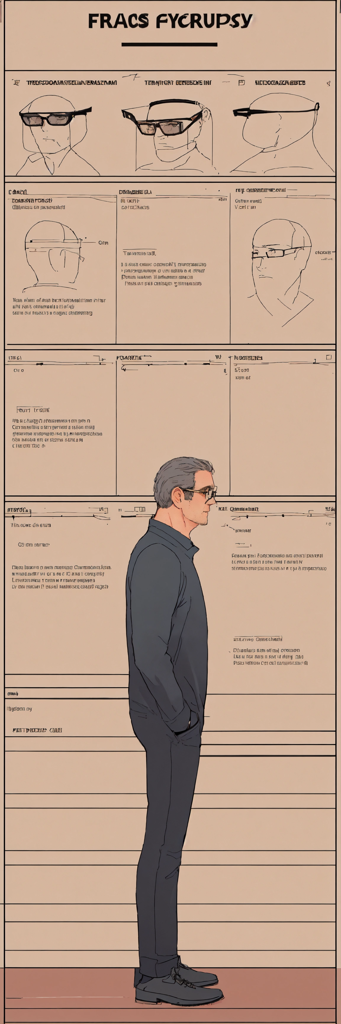 Lexica - Portrait of a french rugby coach wearing a pair of oversized ...