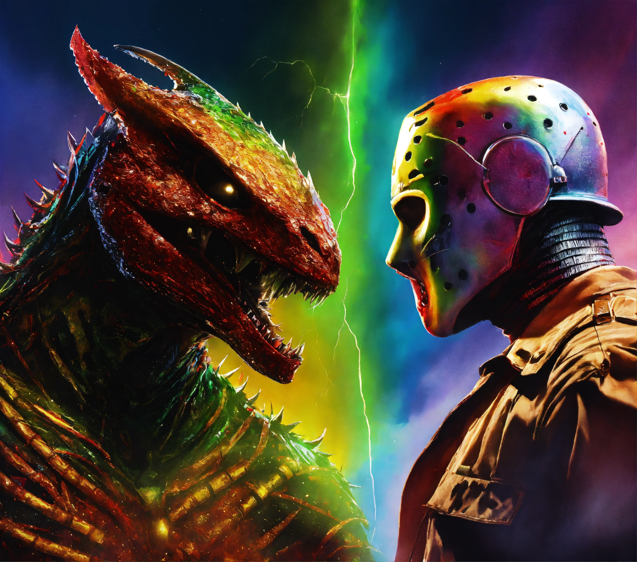 Lexica - Nightmare on elm st freddie vs jason god claws rainbow thunder