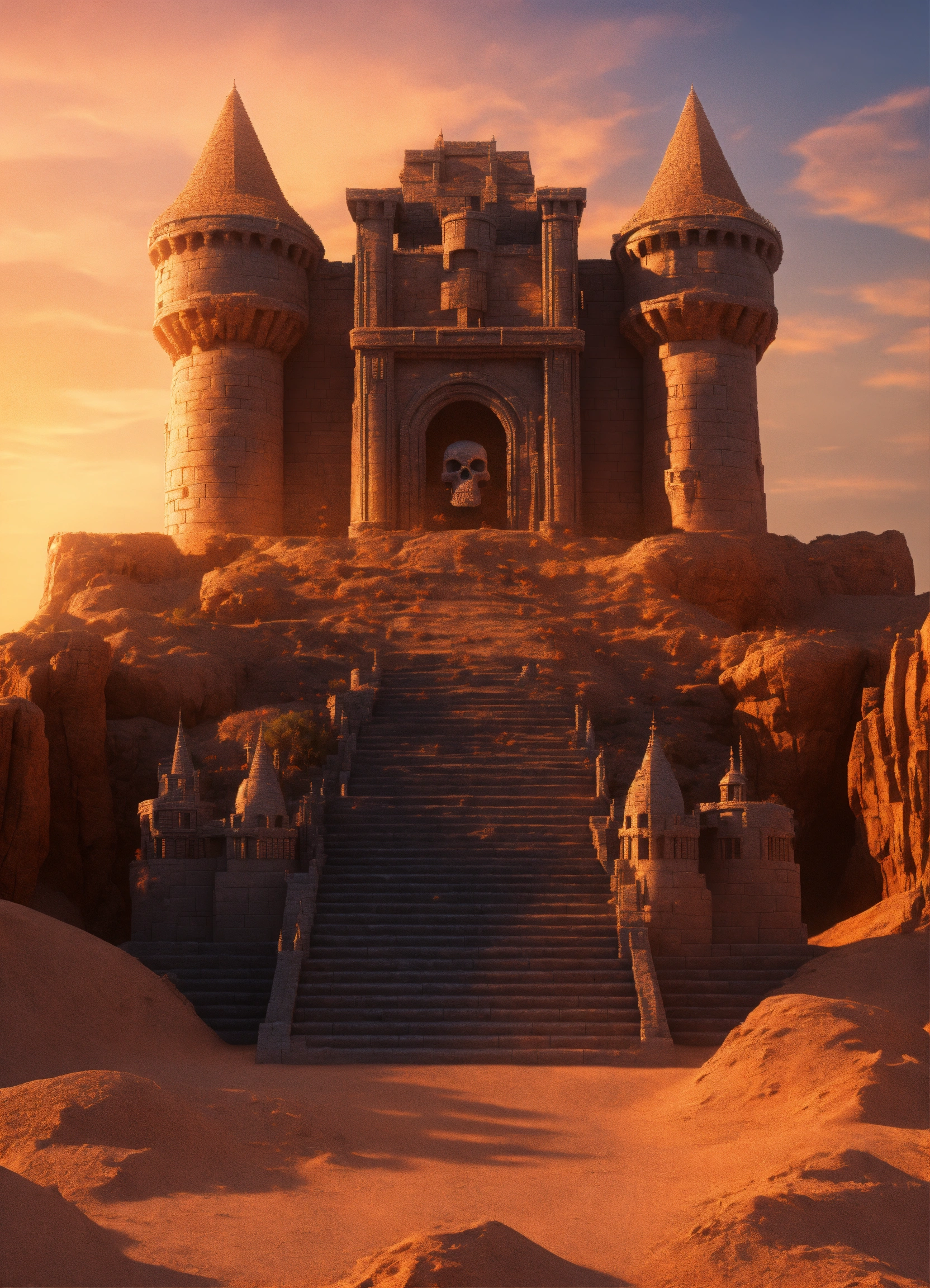 Lexica - Realistic Castle of Grayskull of Masters of the Universe, made ...