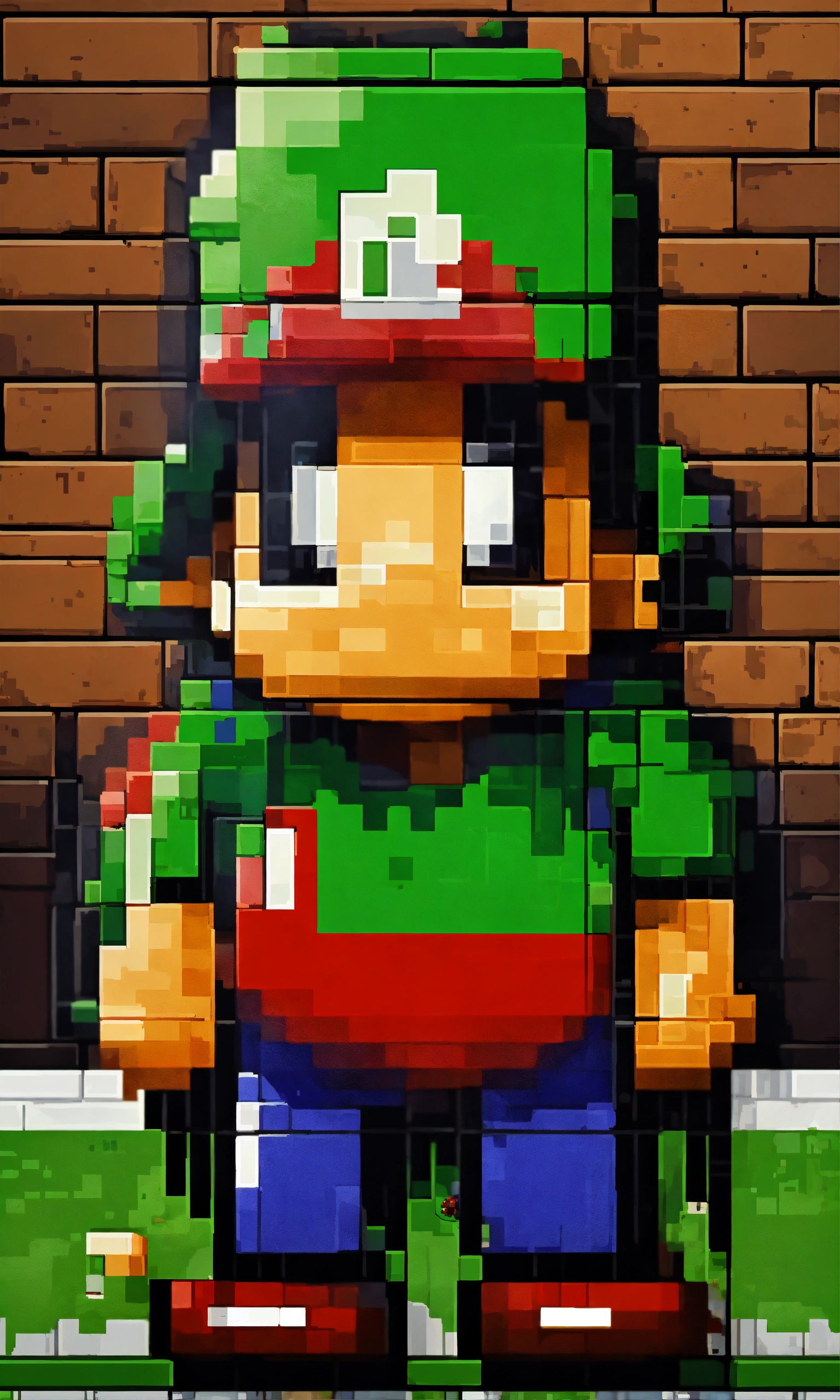 Lexica - "Design an image of a static character inspired by Lemmings ...