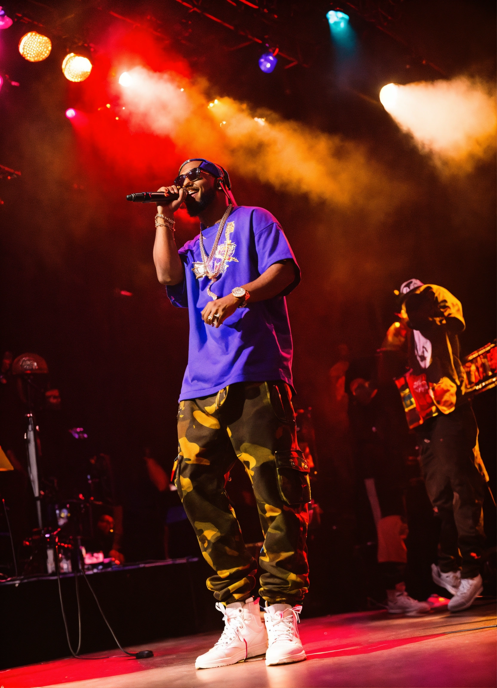 Lexica - Grinder Nation Radio, male rapper in the stage wings, feeling ...