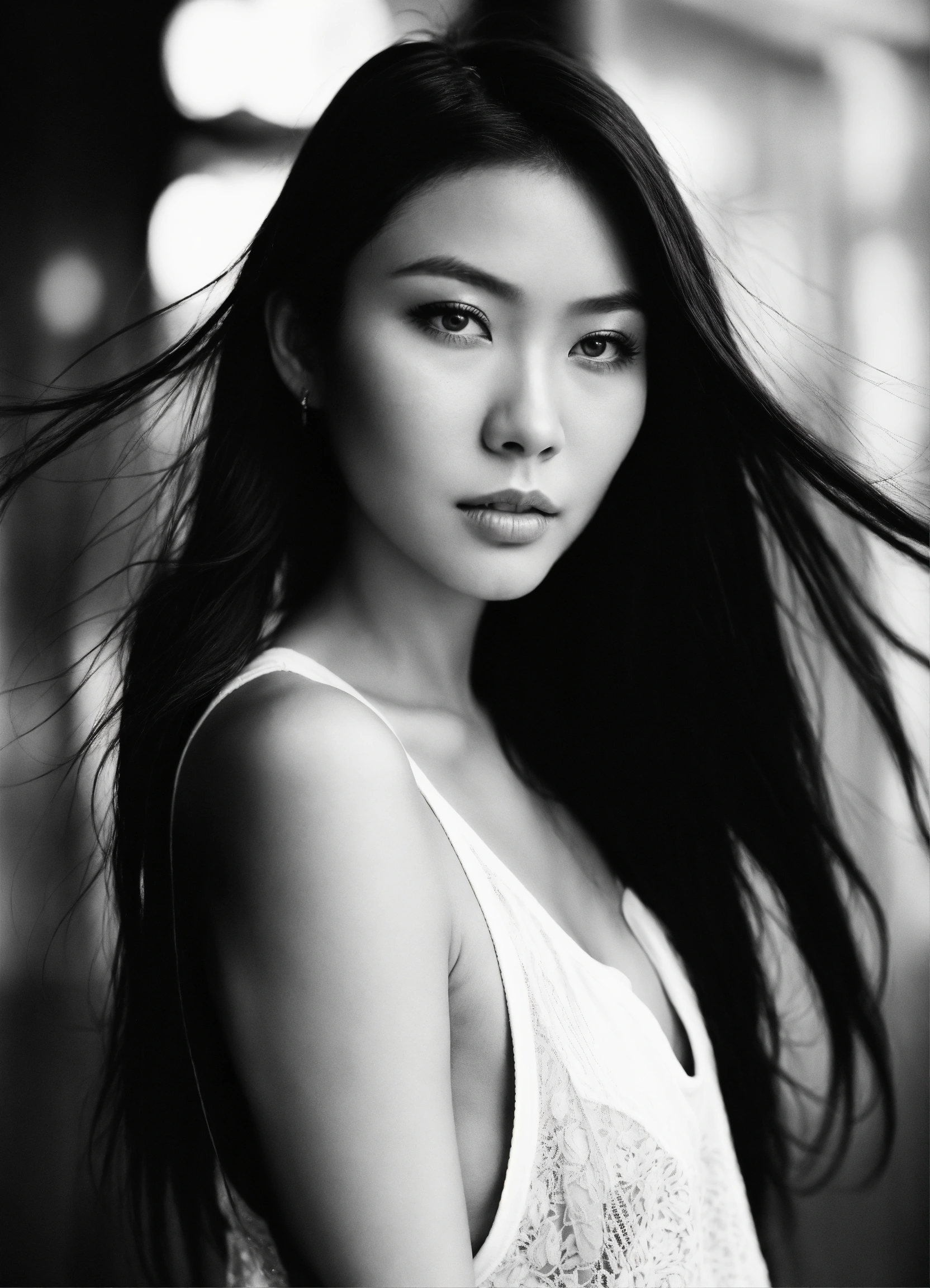 Lexica - Portrait of an exquisite alluring Japanese-Swedish singer with ...