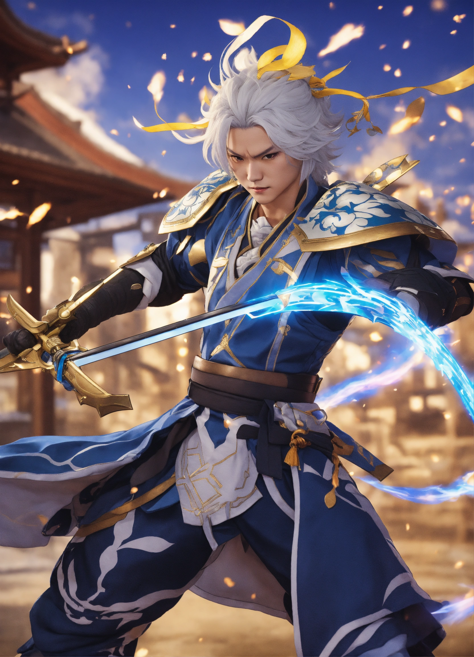 Lexica - Raiden shougun from genshin impact, whit heer weapon ...