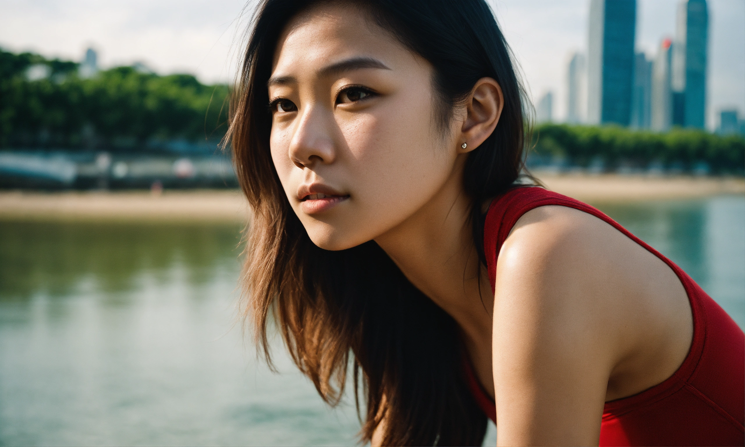 Lexica - Sunny day, Mid-day lighting, close-up side shot, slightly ...