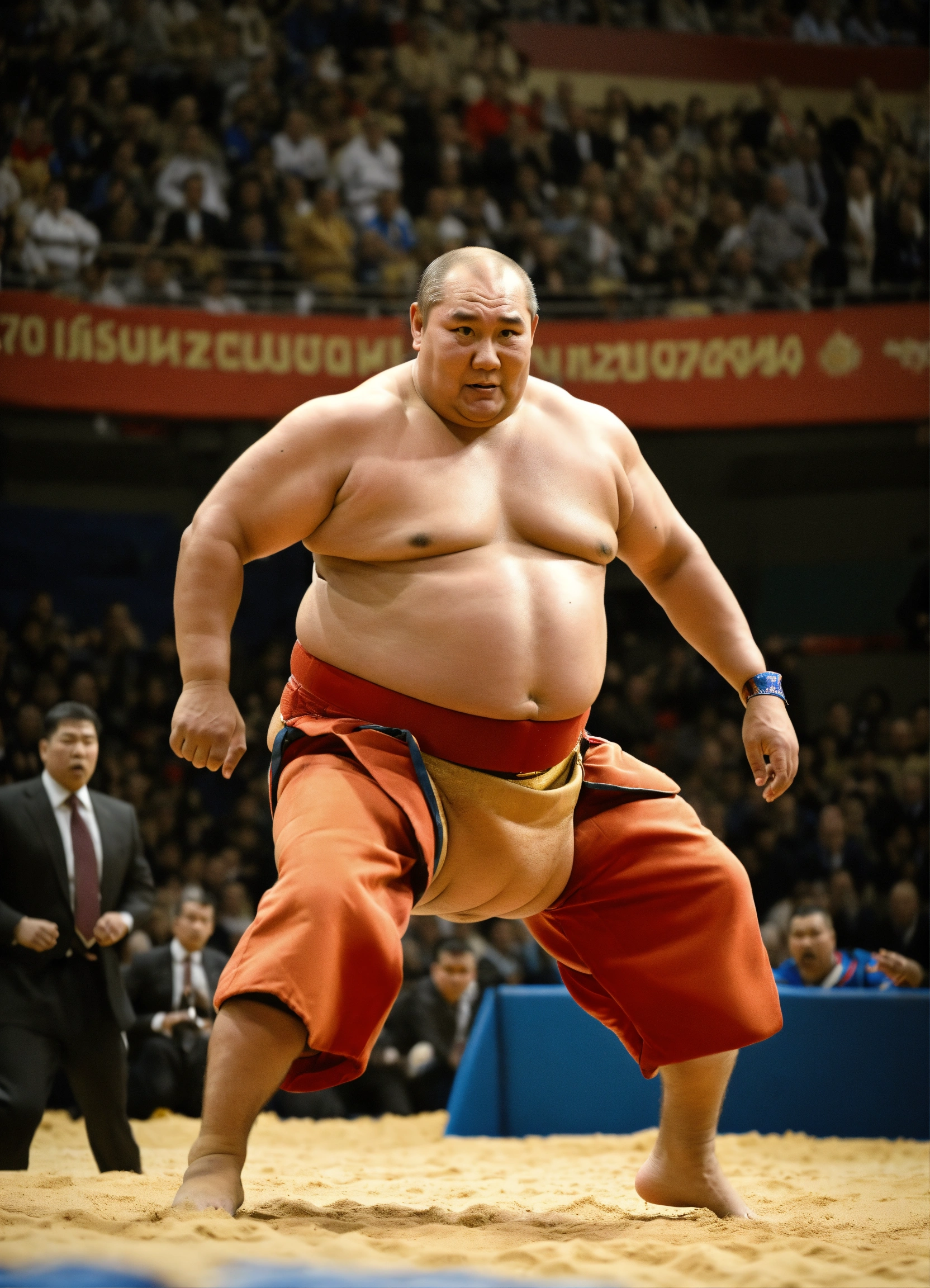Lexica - Sumo wrestler Vladimir Putin in the arena, sports ((action ...
