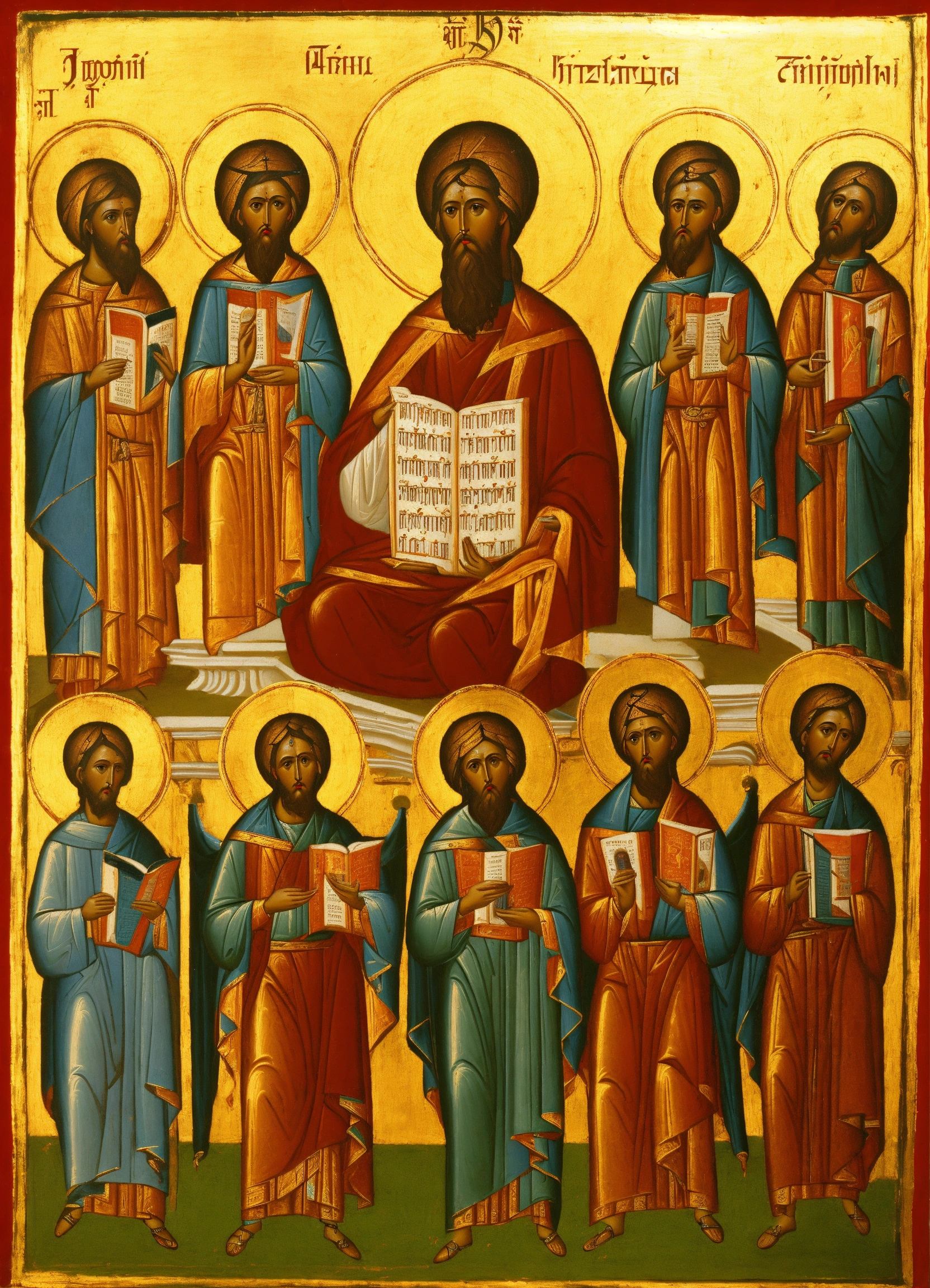 Lexica - Orthodox Choir singing in a cathedral . Leader with no hair ...