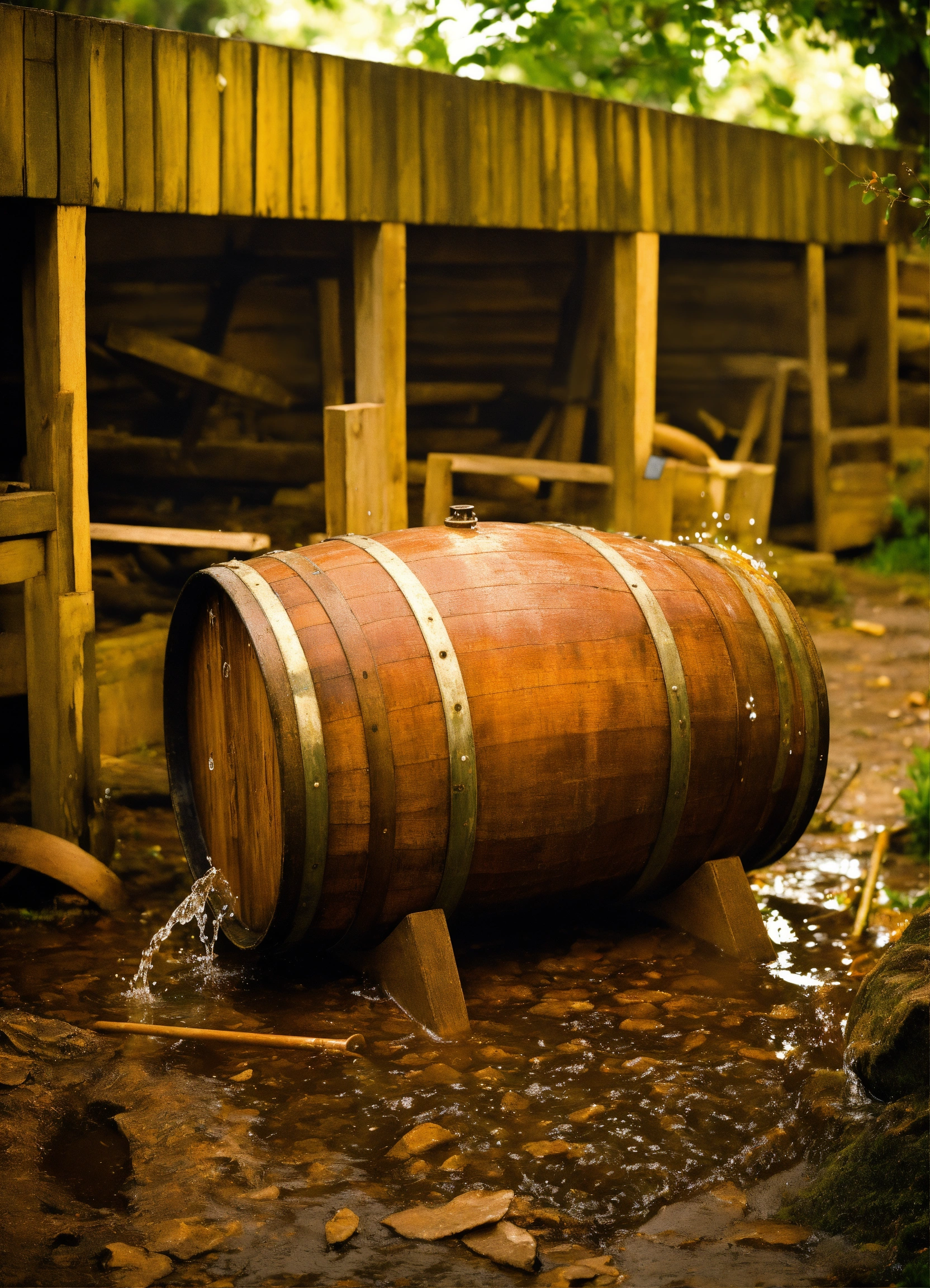 Lexica - Liebig barrel with a water leaking