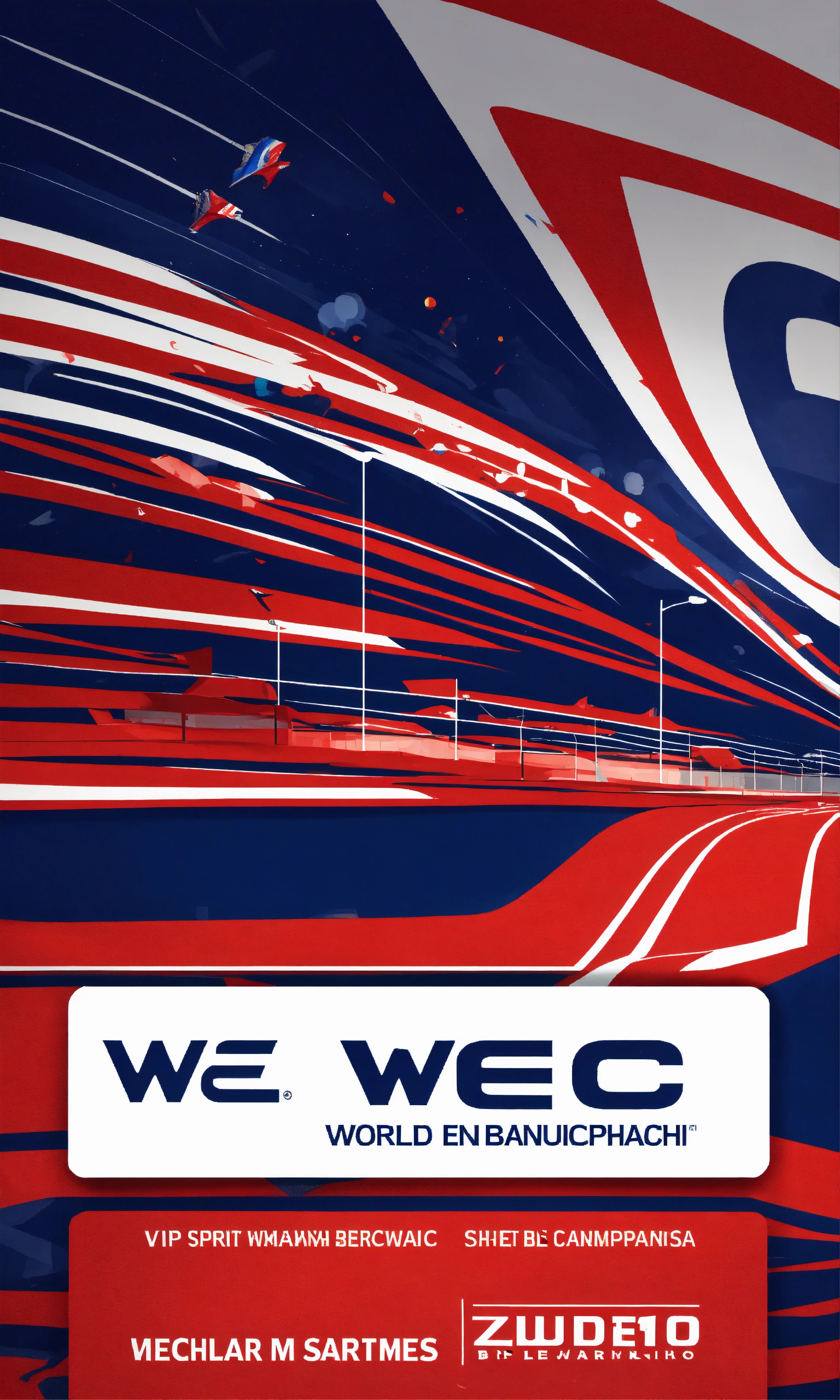 Lexica - WEC World endurance championship card VIP ID pass, red white ...
