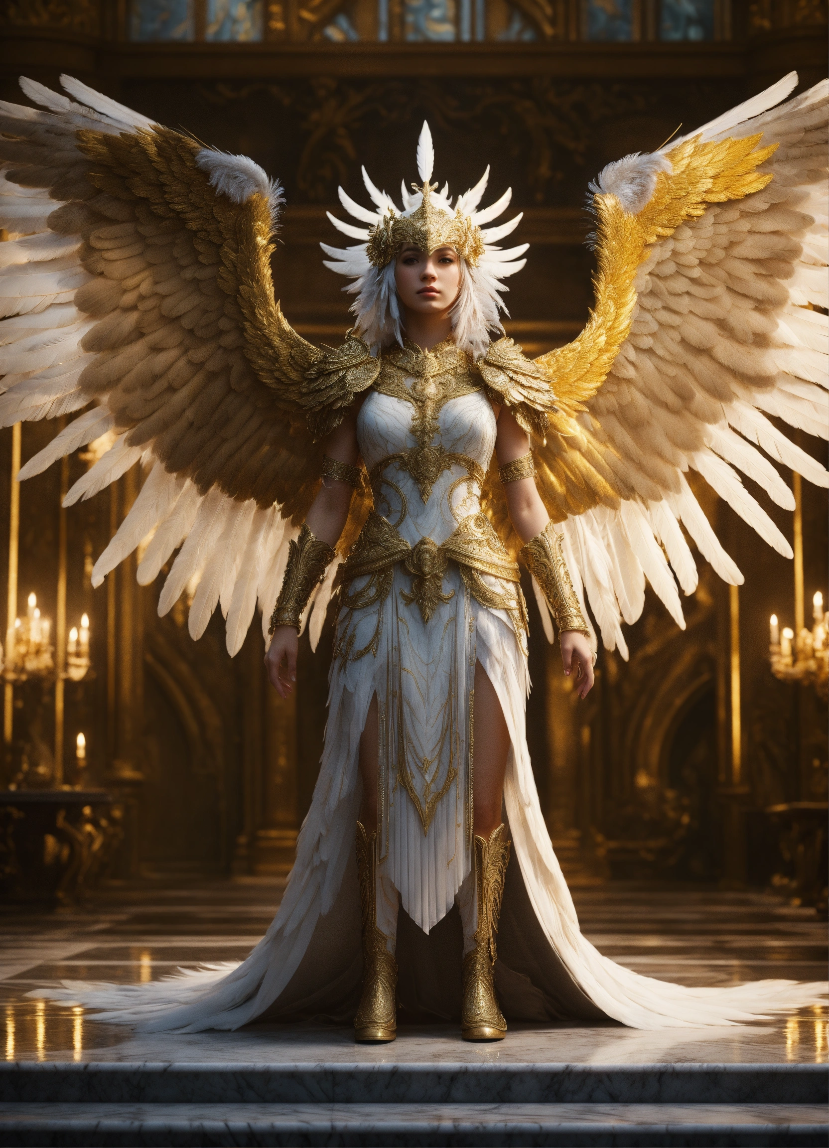 Lexica - Magnificent detailed griffin wings, wings outstretched with ...