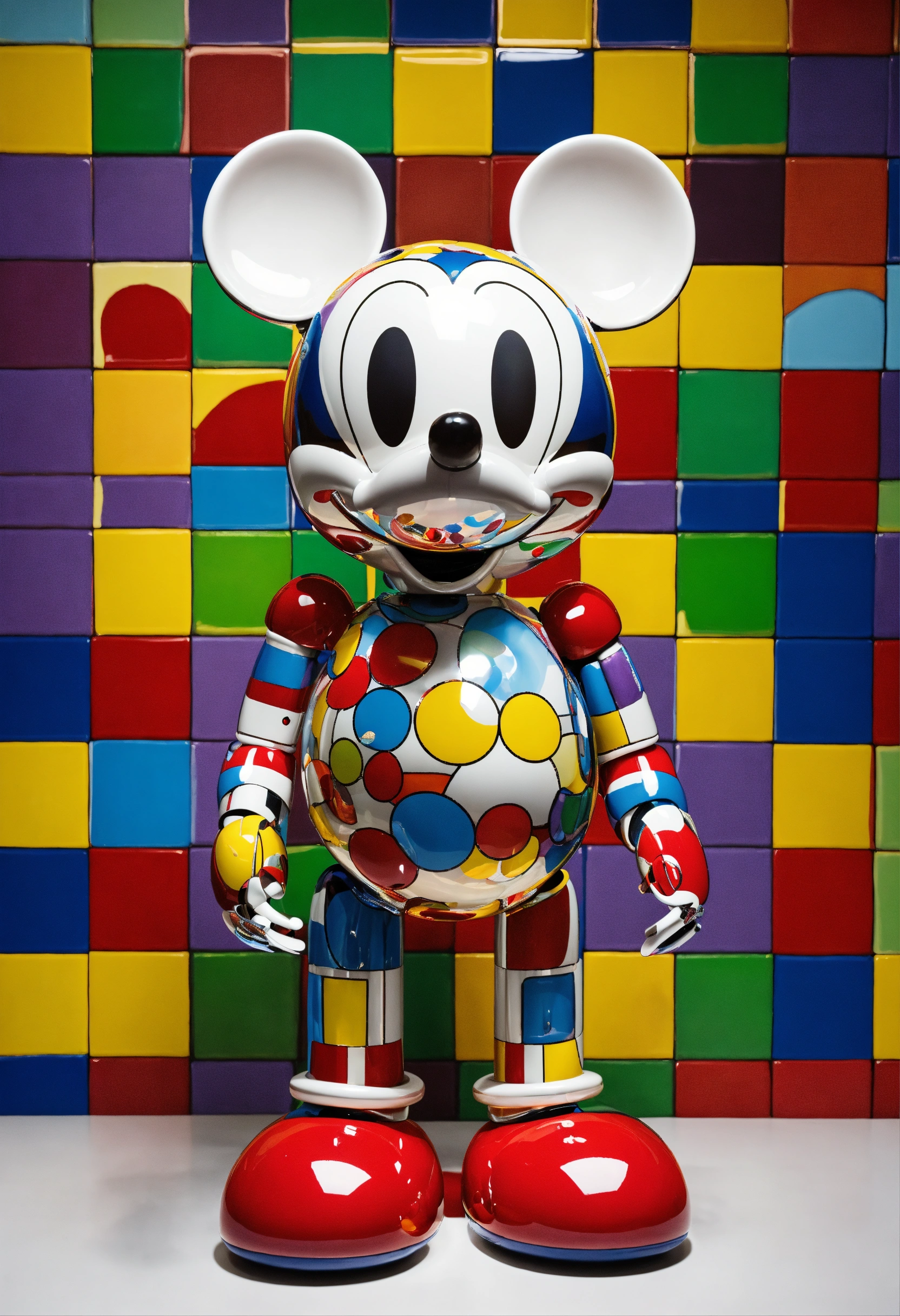 Lexica - Mickey Robot Jeff Koons Murakami Ceramics Pop Art