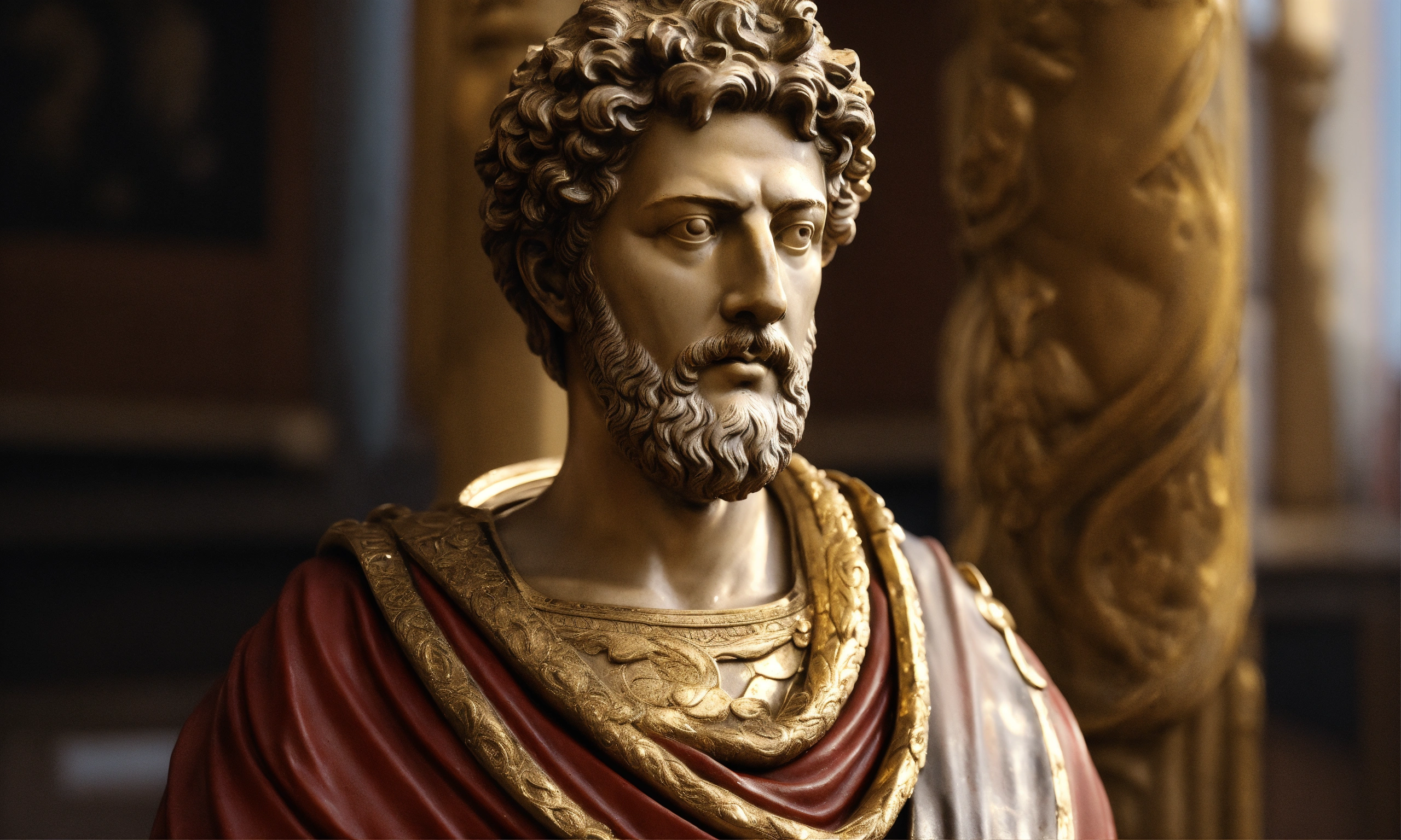 Lexica - Marcus Aurelius, oneheaded statue of Marcus Aurelius,realistic, 8k