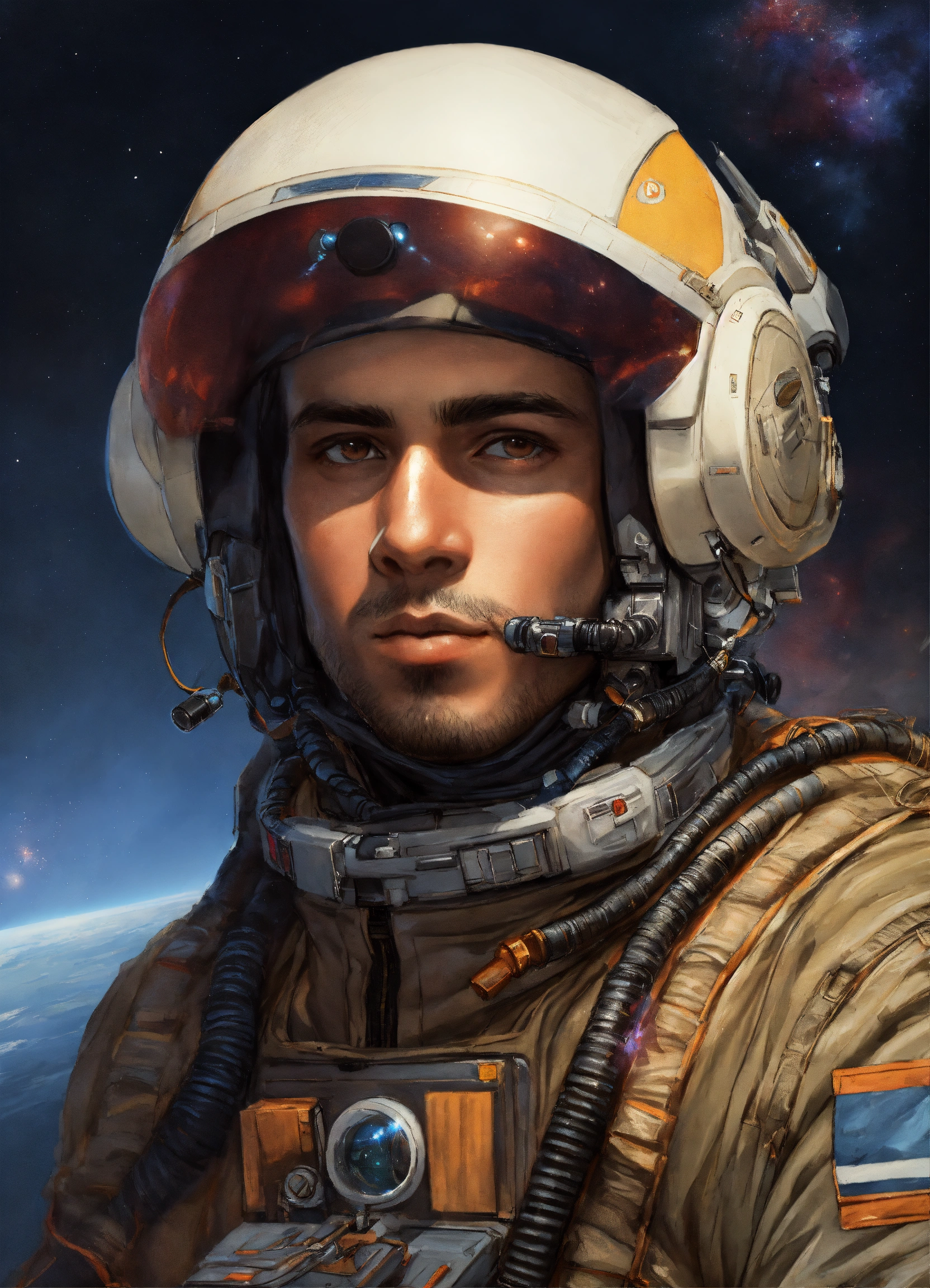 Lexica - Arab male space fighter pilot, coriolis the third horizon ...