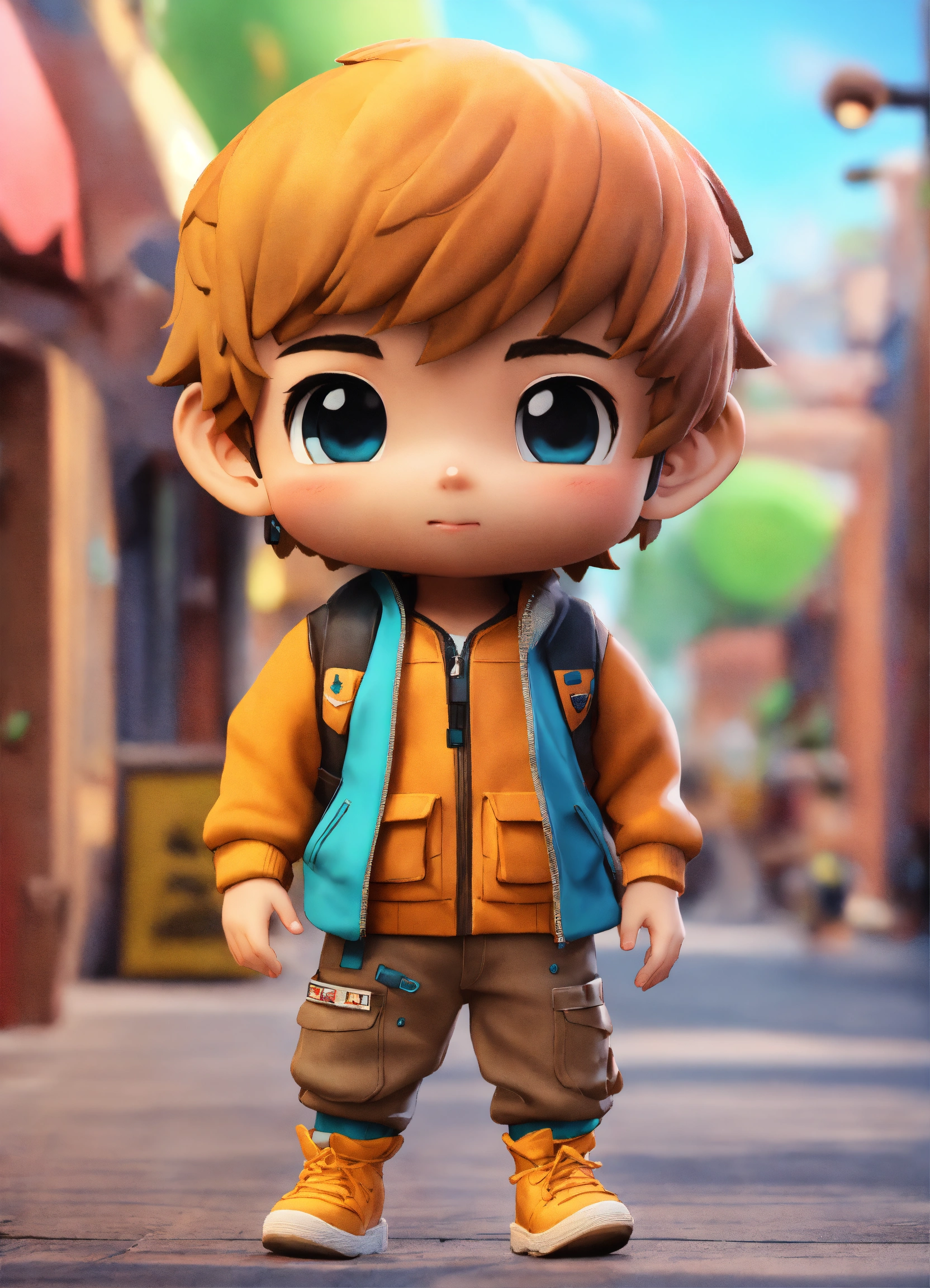 Lexica - 4d photographic image of full body image of a cute little ...