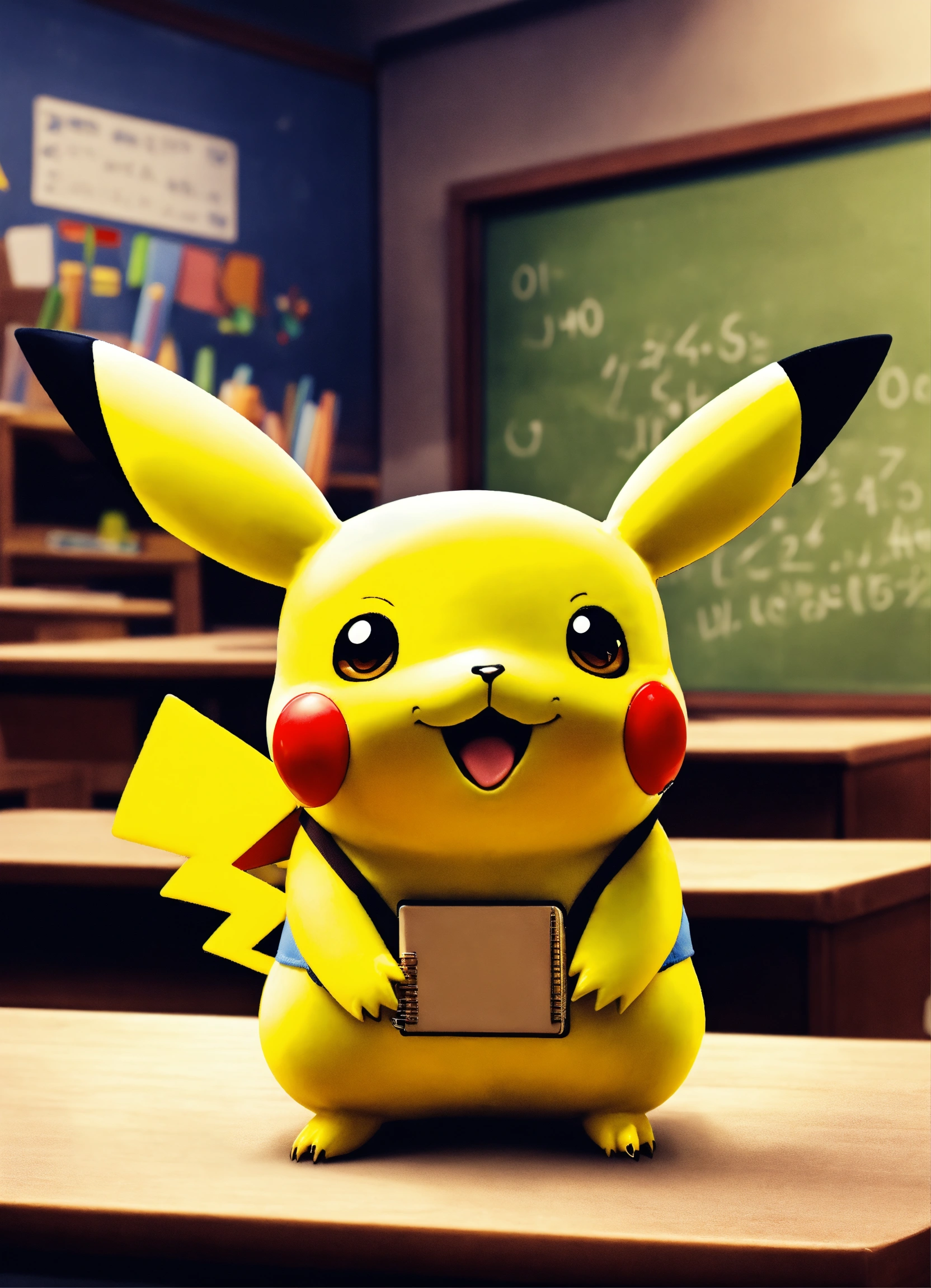 Lexica - PIKACHU LIKE TEACHER WITH IN FUTURE SCHOOL