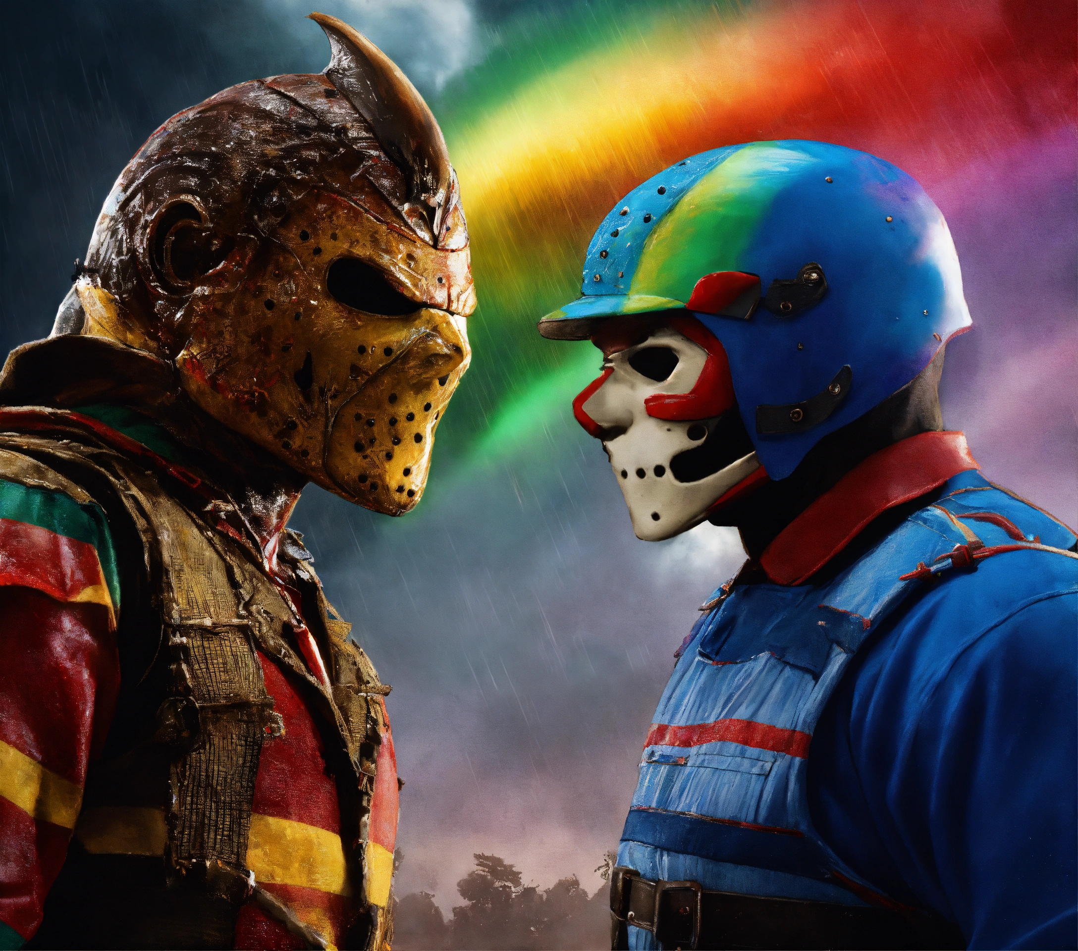 Lexica - Nightmare on elm st freddie vs jason god rainbow thunder