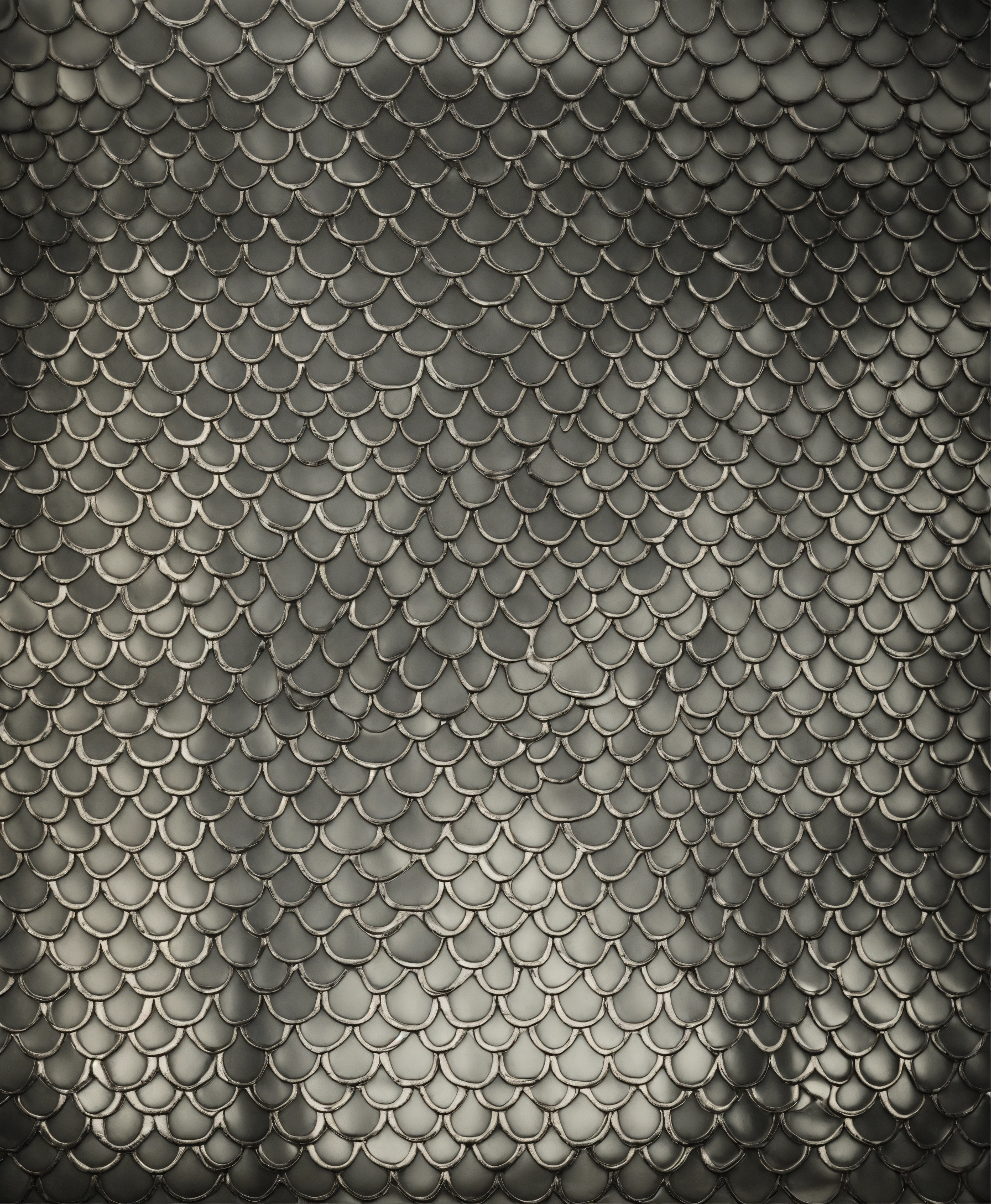 Lexica - Snake scale pattern in palatial silver, animal print, silver