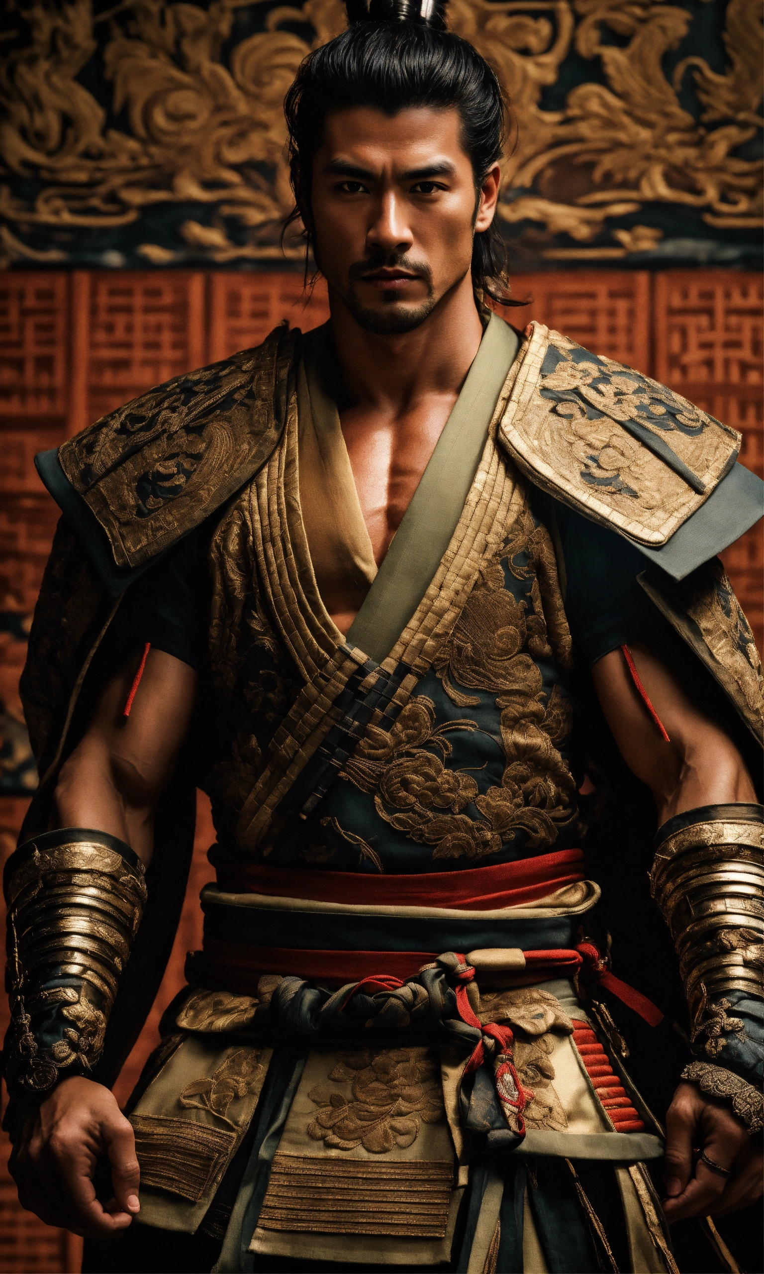 Lexica - Portrait of a stunningly beautiful samurai with ,mister ...