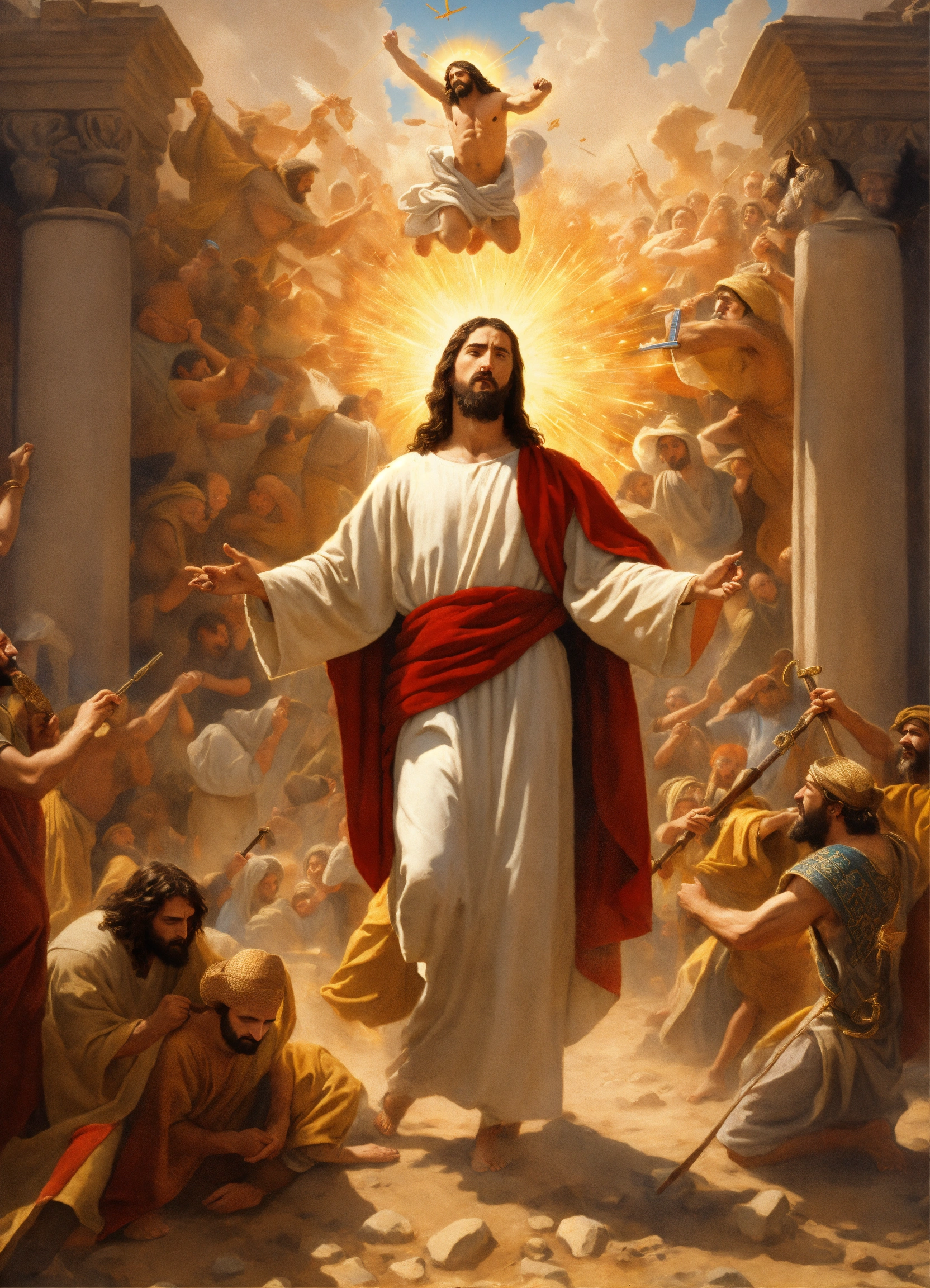 Lexica - Jesus destroys a nephelim,8k